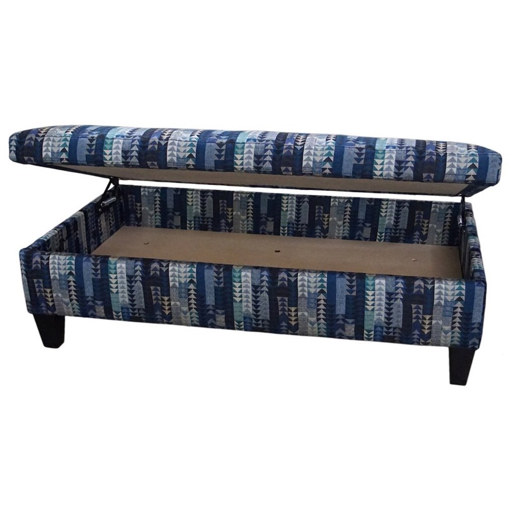 fabric ottoman rectangle