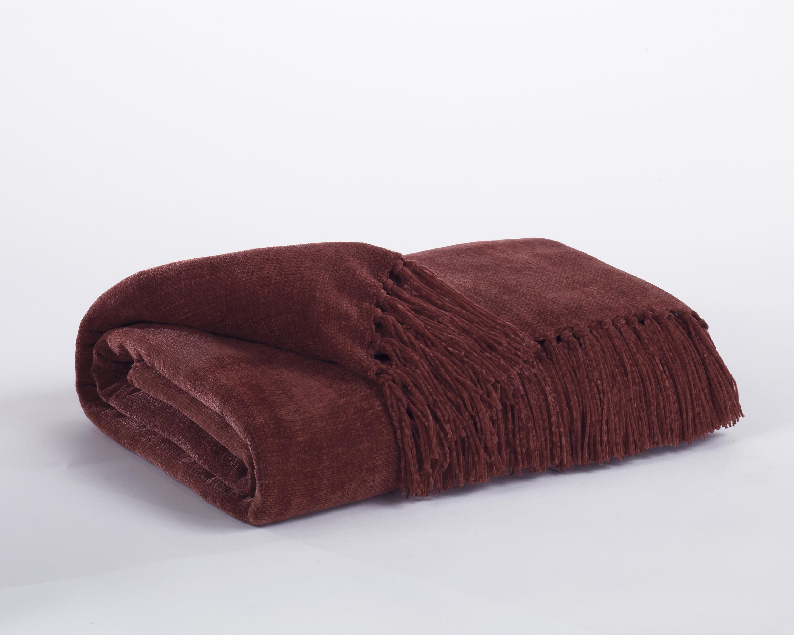 maroon throw