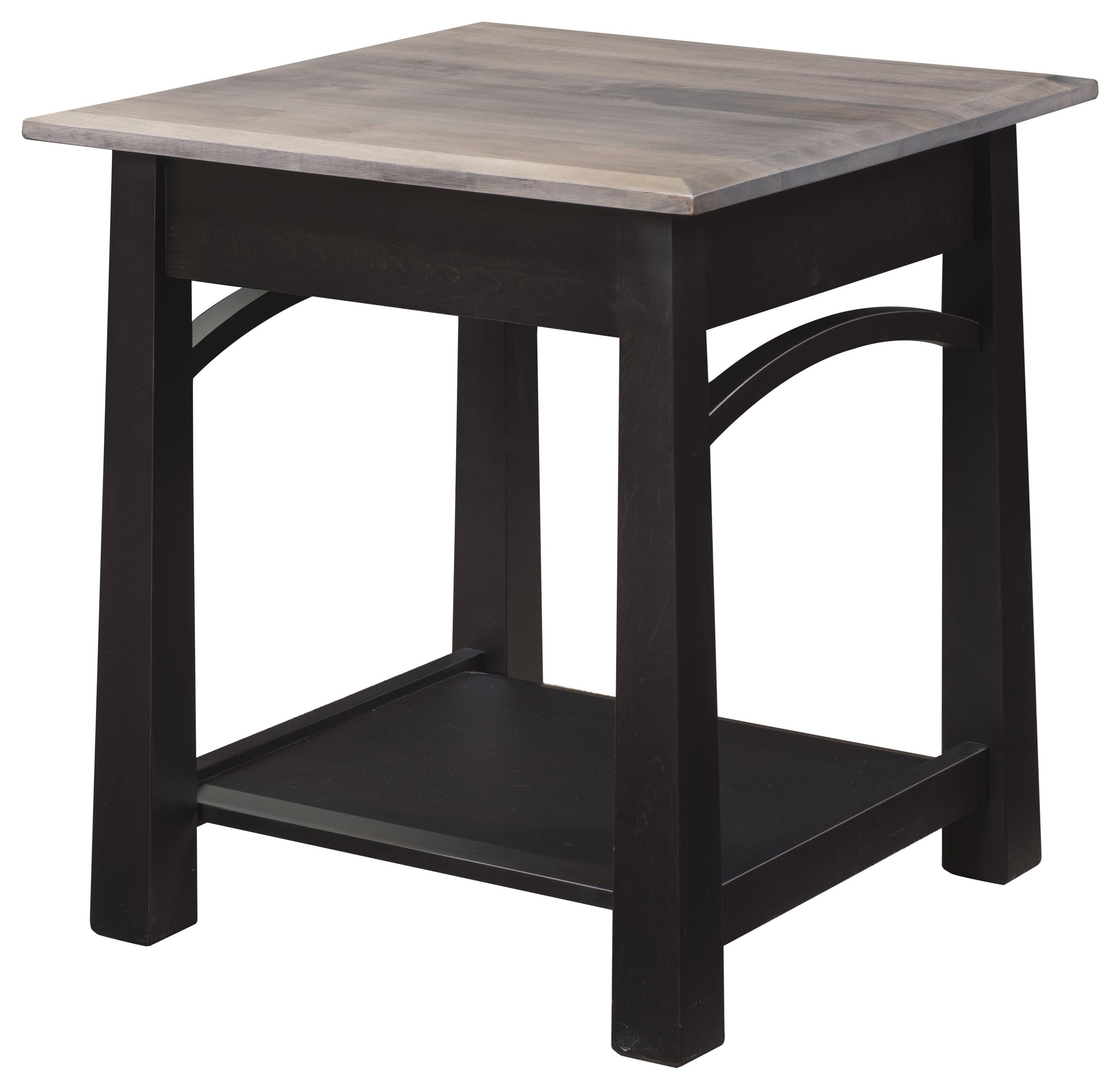 Wayside Custom Furniture Madison Bow End Table | Wayside Furniture ...