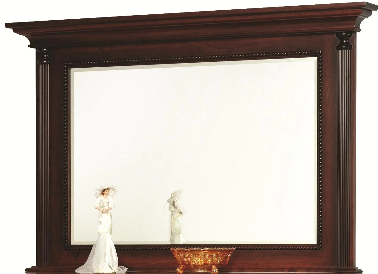 Millcraft Fur Elise MF6052MR Landscape Mirror with Fluted Pilasters ...