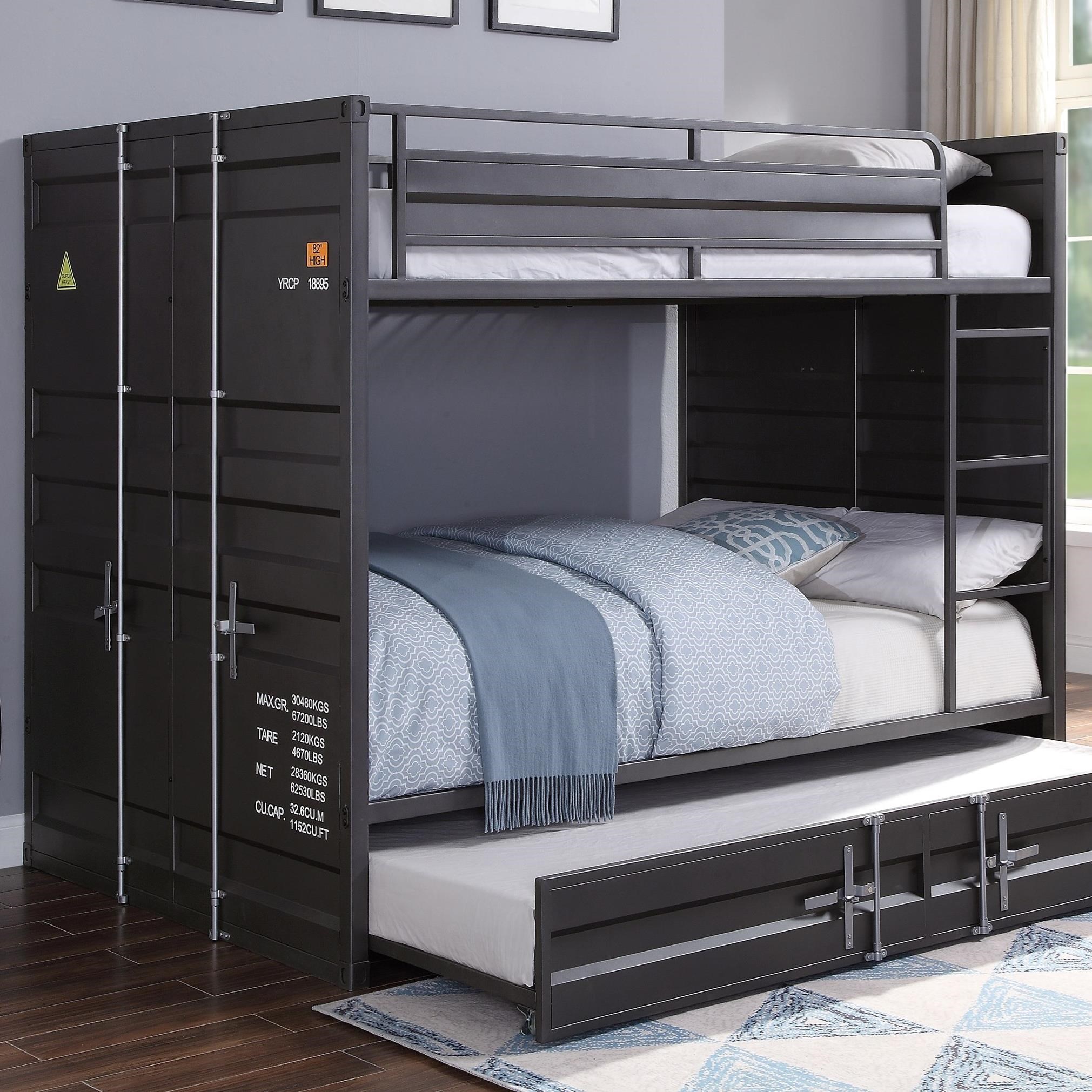 Acme Furniture Cargo 37915 Bunk Bed Full Full Corner Furniture Bunk Beds