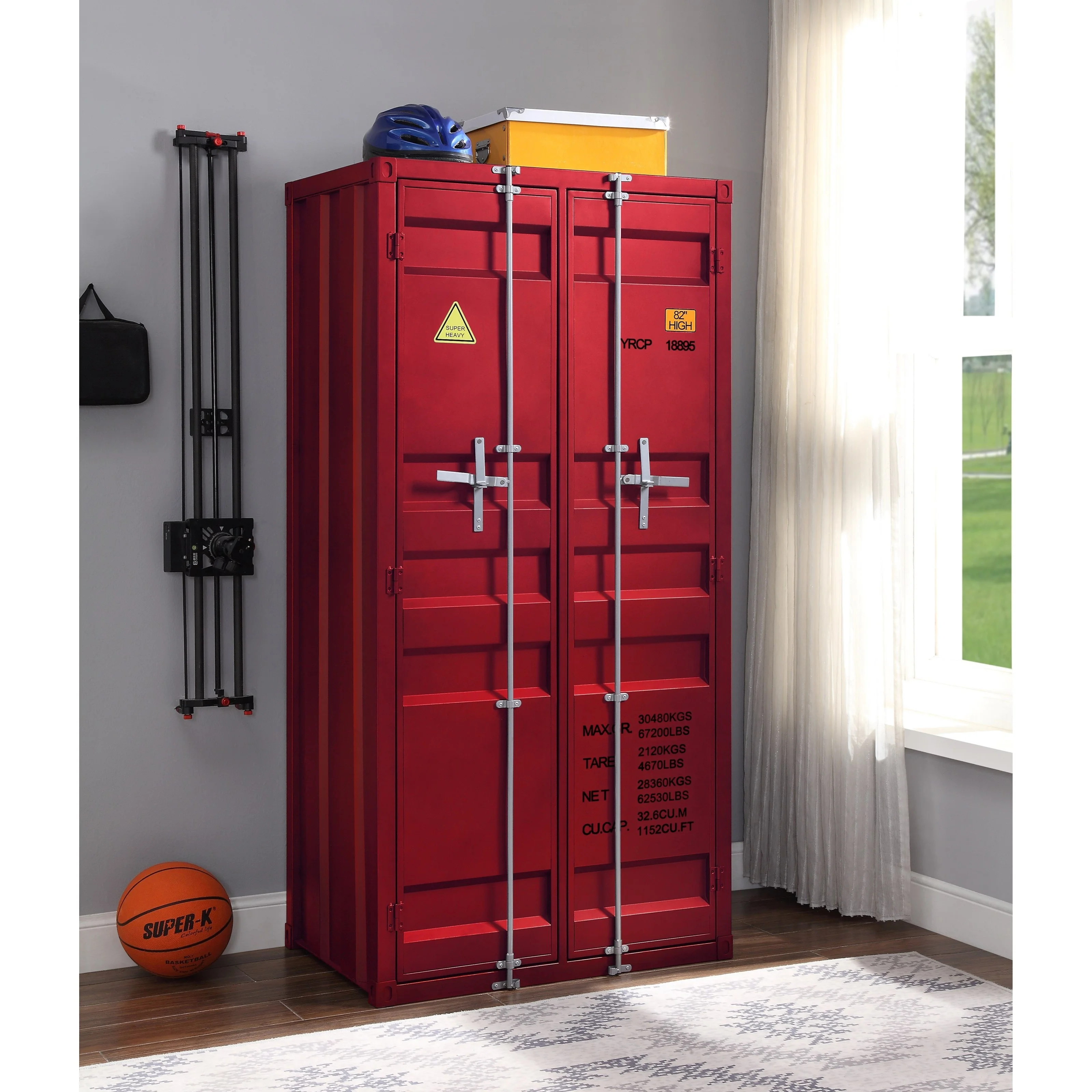 Acme Furniture Cargo 37919 Wardrobe (Double Door) | Broadway Furniture ...
