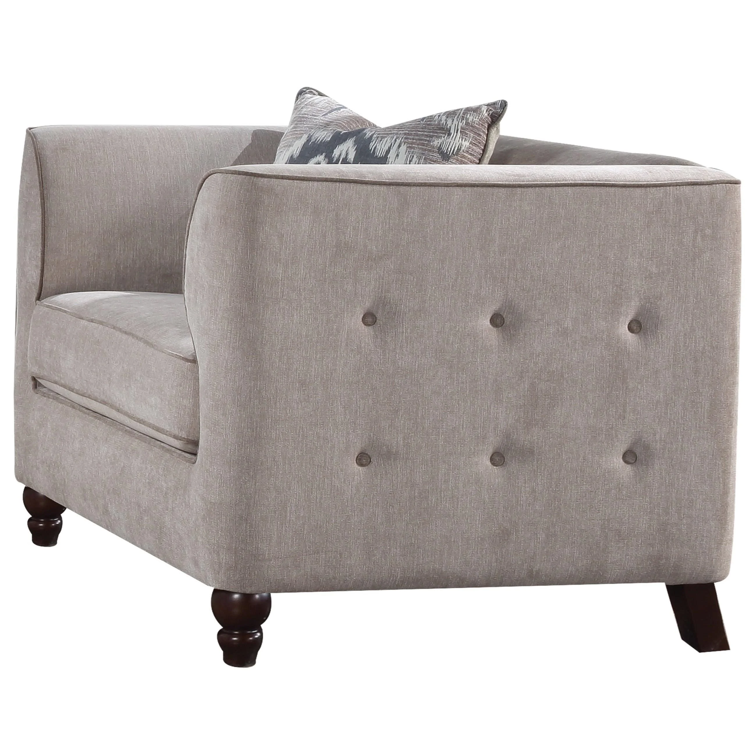 Acme Furniture Cyndi 52057 Chair w/1 Pillow | Carolina Direct ...