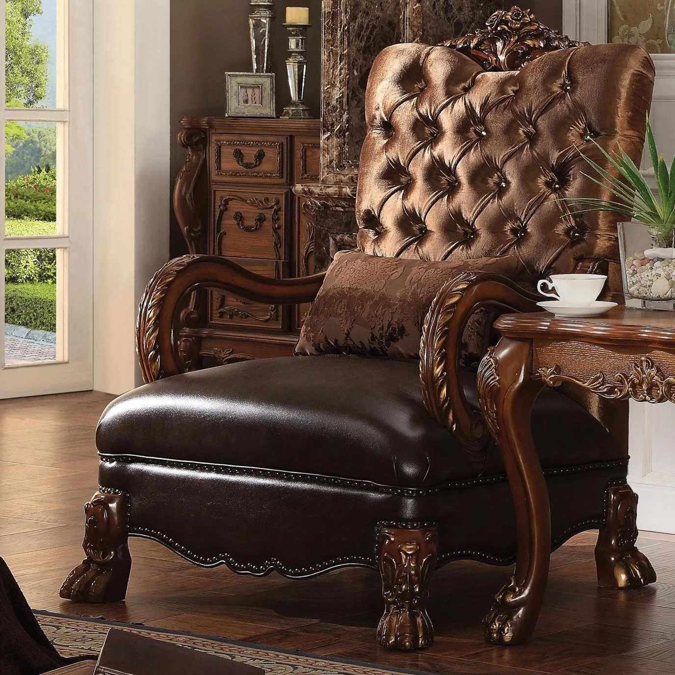 Acme Furniture Dresden II 52097 Traditional European Style Carved Wood ...