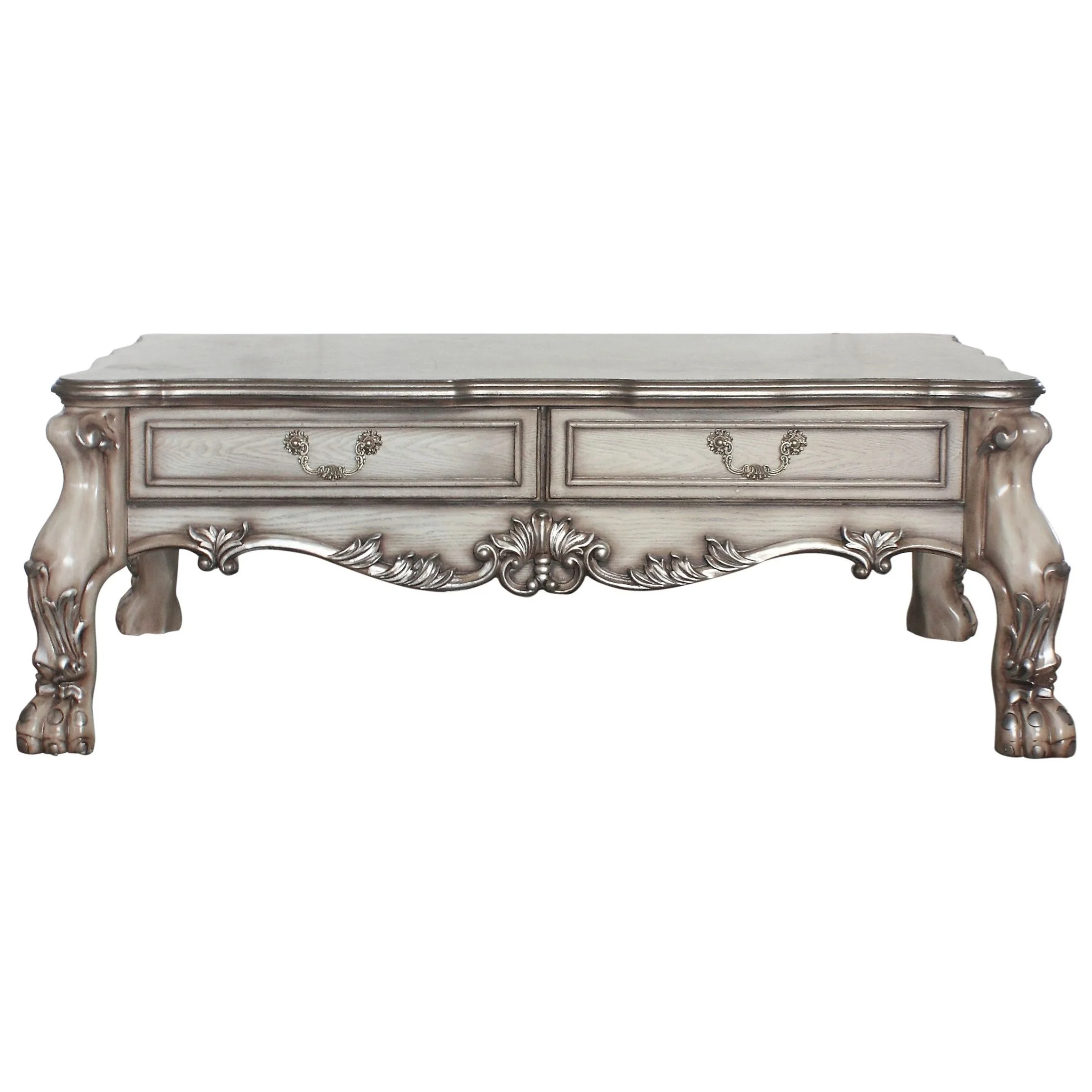 Acme Furniture Dresden II 88175 Traditional Coffee Table with 2 Drawers ...