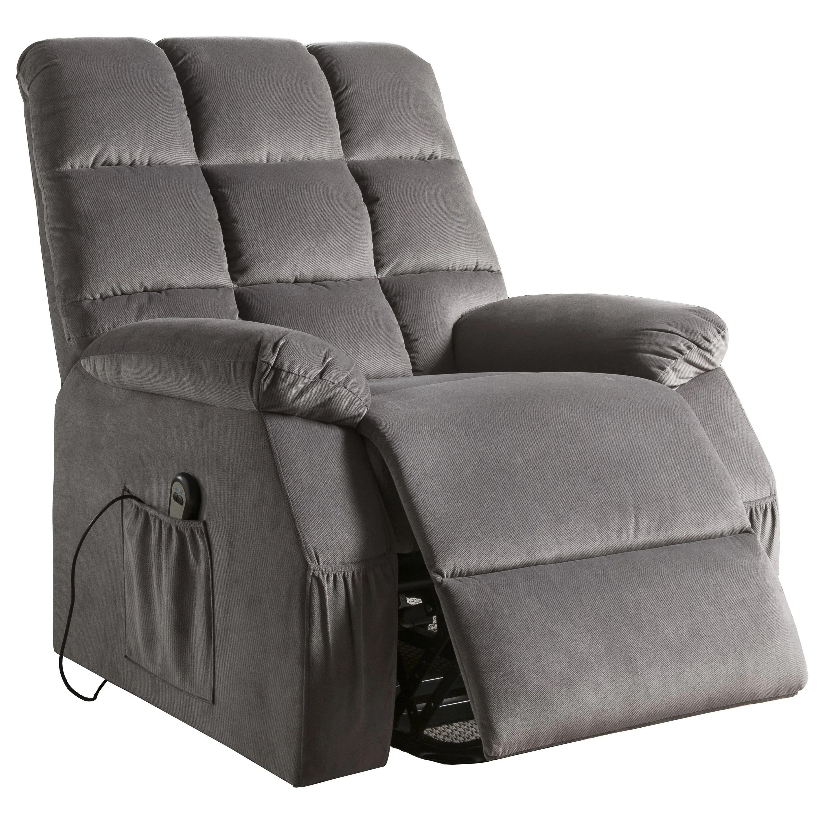 Acme Furniture Ipompea 59263 Recliner w/Power Lift & Massage | Del Sol ...