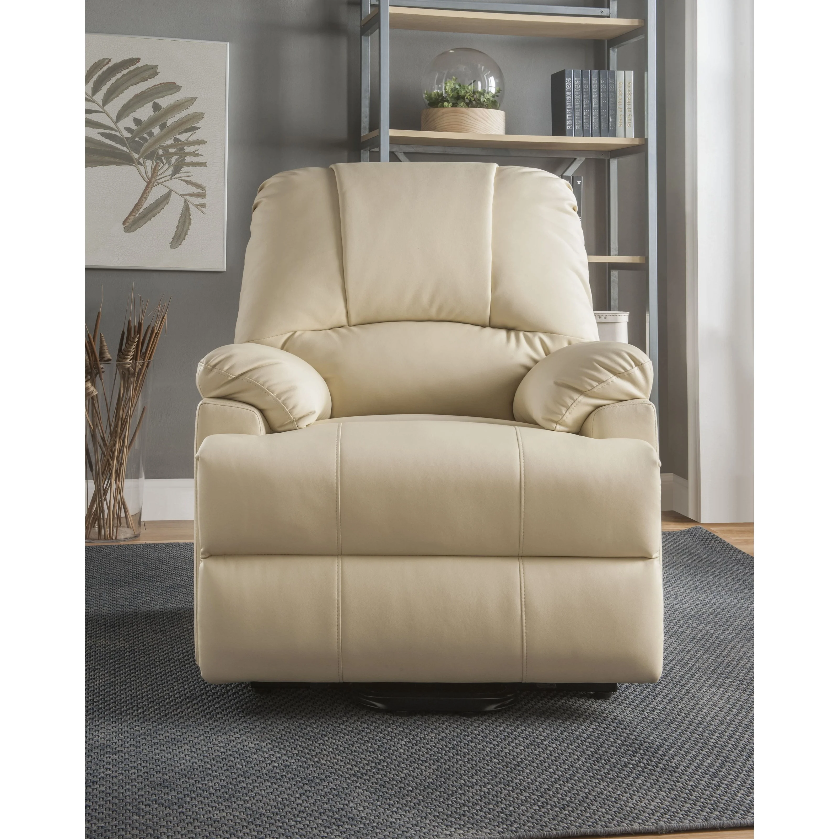 Acme Furniture Ixora 59286 Faux Leather Power Lift Chair with Massage ...
