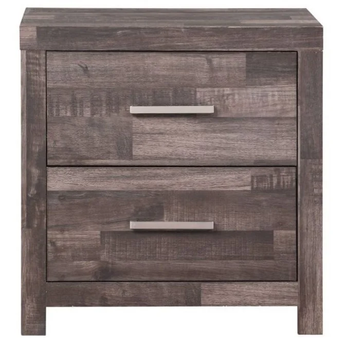 Acme Furniture Juniper 22163 Rustic Nightstand with Butcher Block ...