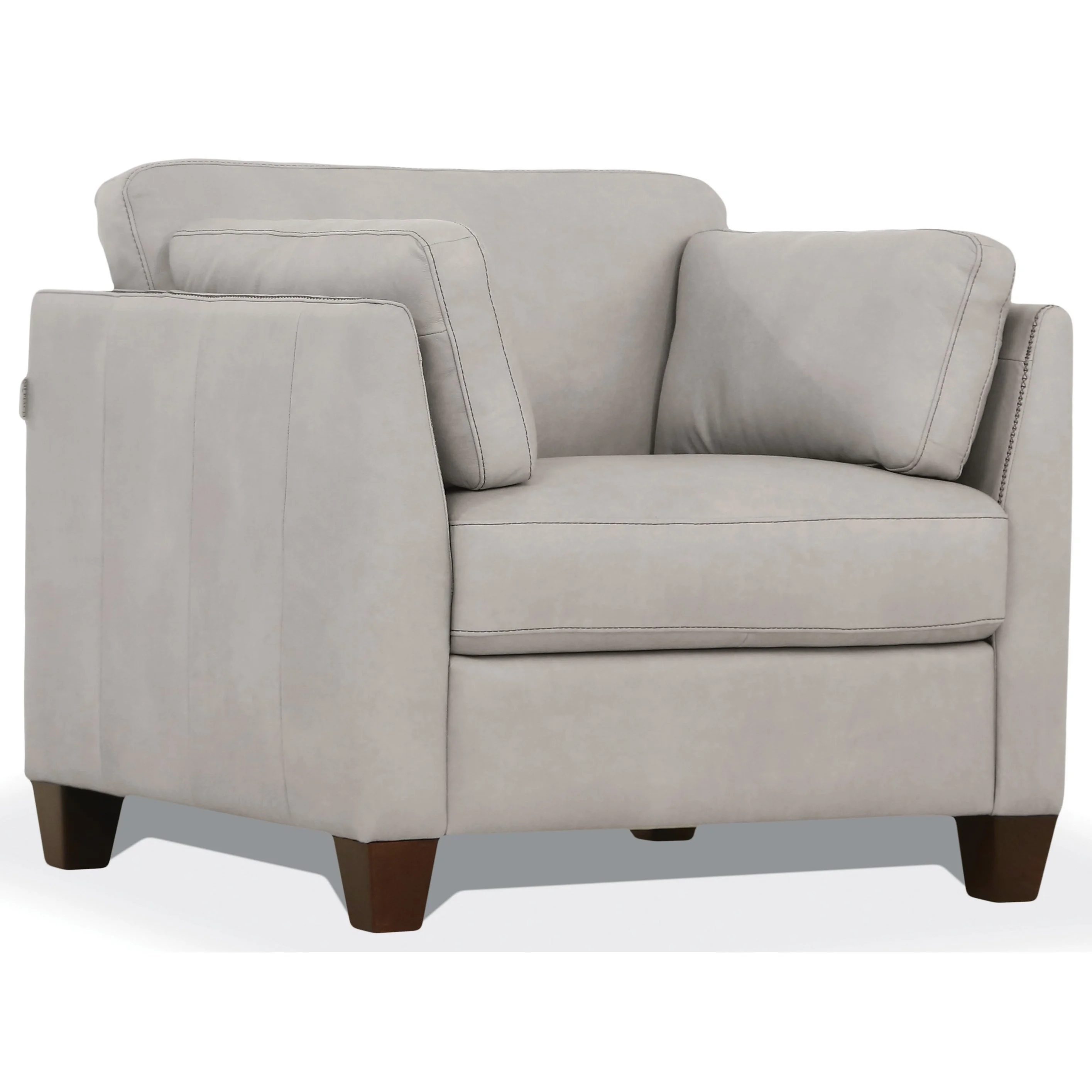 Acme Furniture Matias 55017 Contemporary Leather Chair | Broadway ...
