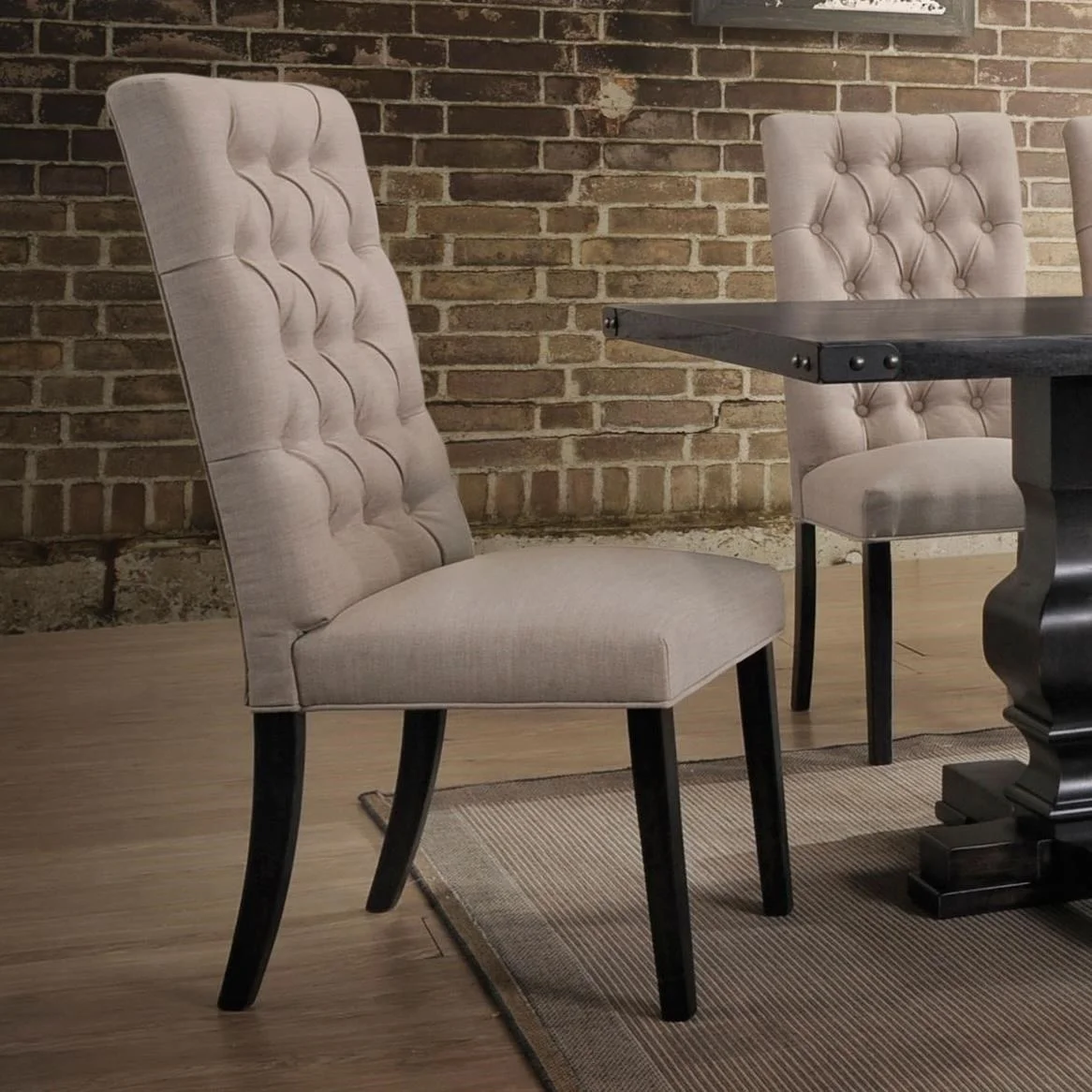 Acme Furniture Morland 74647 Set of 2 Transitional Side Chairs with ...