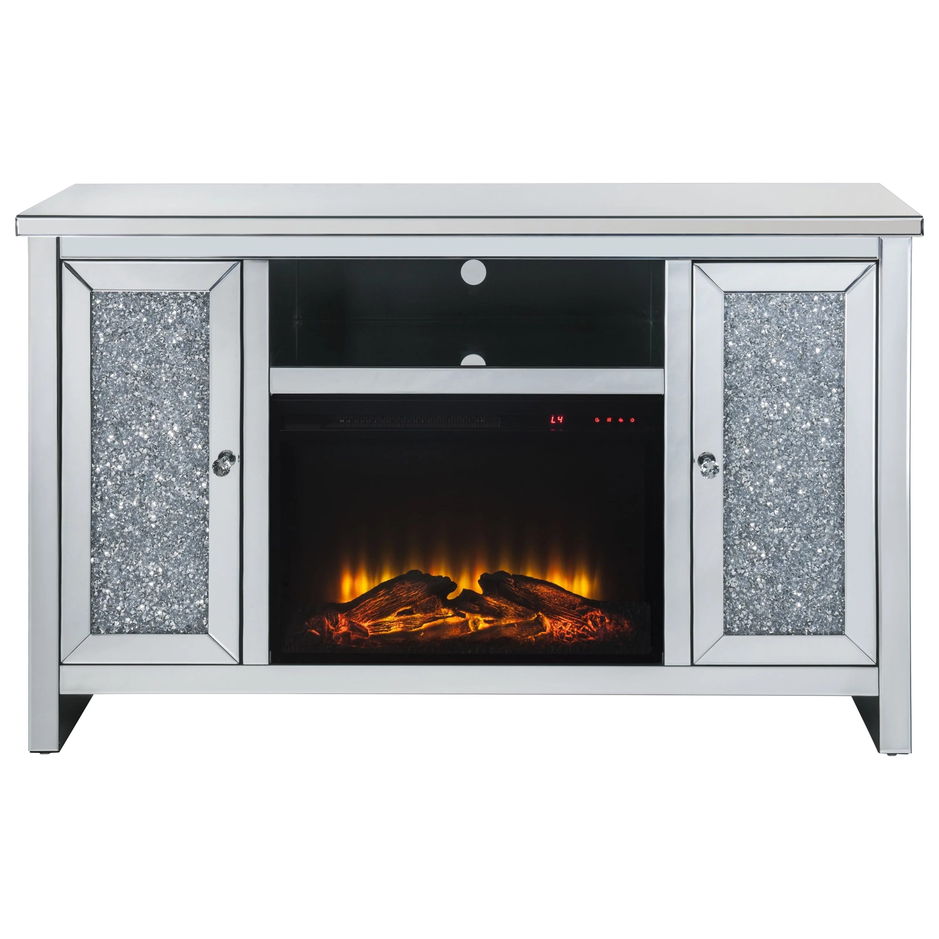 Bling 24167 BLING FIREPLACE 59" TV STAND | | 7 Day Furniture | TV Stands