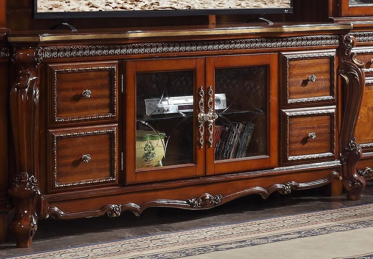 Acme Furniture Picardy 91522BASE Traditional TV Console | Del Sol ...
