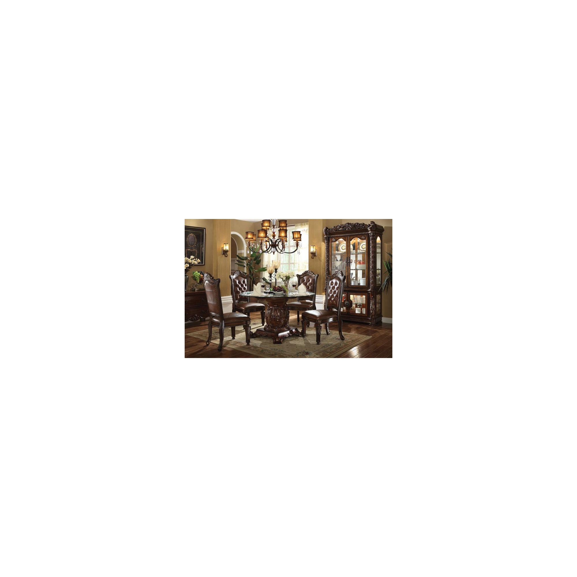 Acme Furniture Vendome 62023_KIT Curio Cabinet with Glass Doors and ...