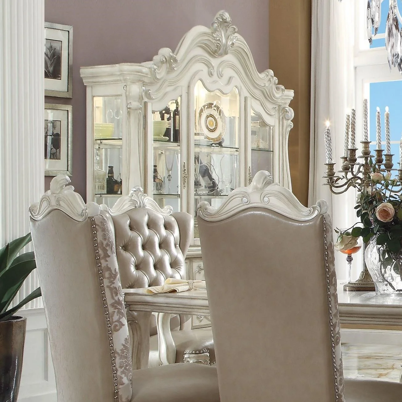 Acme Furniture Versailles 61134 Hutch & Buffet | Del Sol Furniture ...