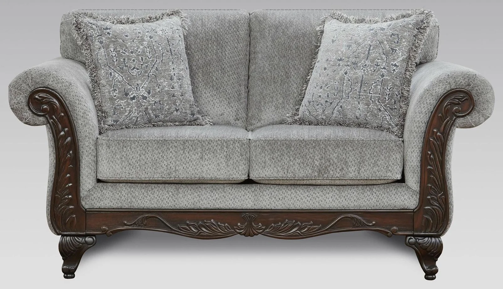 Affordable Furniture Emma Slate 8552LES + 8553SES Sofa and Loveseat ...
