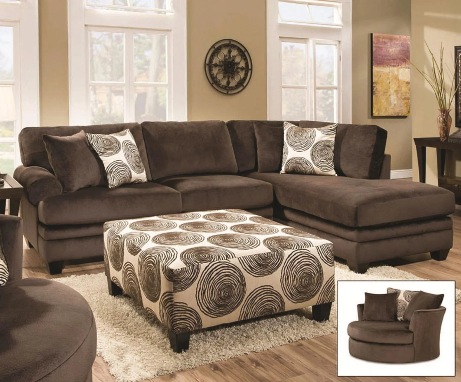 Albany 8642 8642-61-GENS-35218x1+8642-67-GENS-35218x1 Groovy Chocolate ...