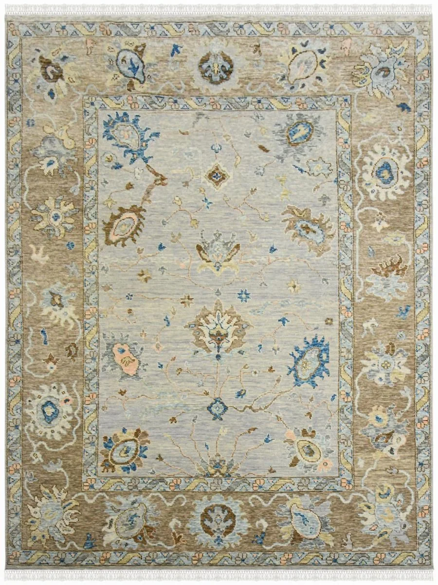 Amer Rugs Amer Blu Ivory-Light Brown 9'x12' (Available in multiple ...
