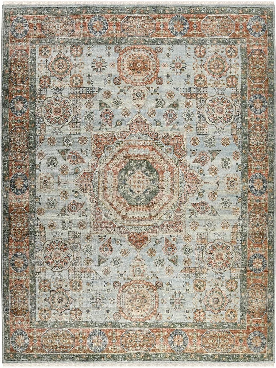 Amer Rugs Amer Milano Baby Blue 9x12 (Available in multiple sizes ...
