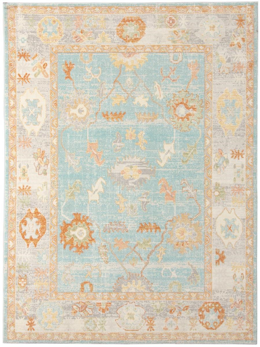 Amer Rugs Amer Bohemian Aqua Beige Indoor/Outdoor Rug 8x10 (Available ...