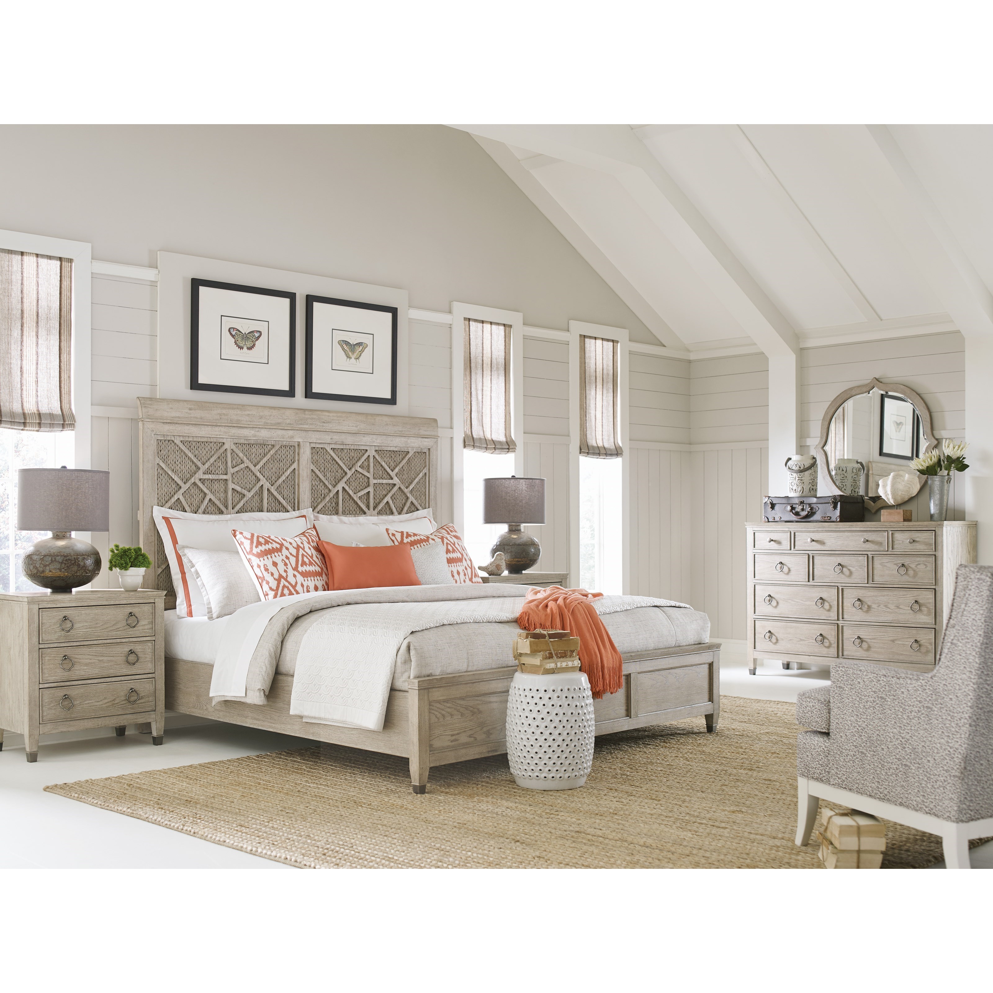 American Drew Vista 803 K Bedroom Group 3 King Bedroom Group | Stuckey ...