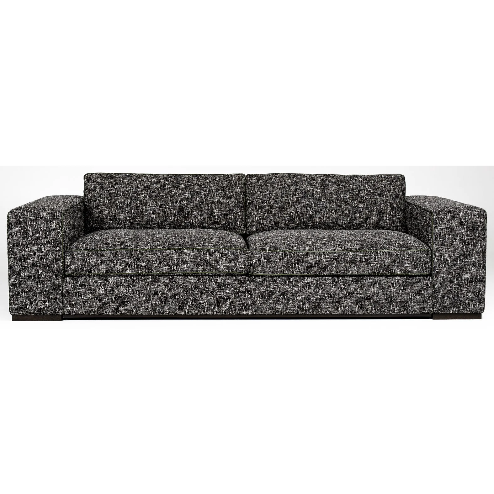 American Leather Ellis EIS-SO2-ST Contemporary 2-Seat Sofa with Wood ...