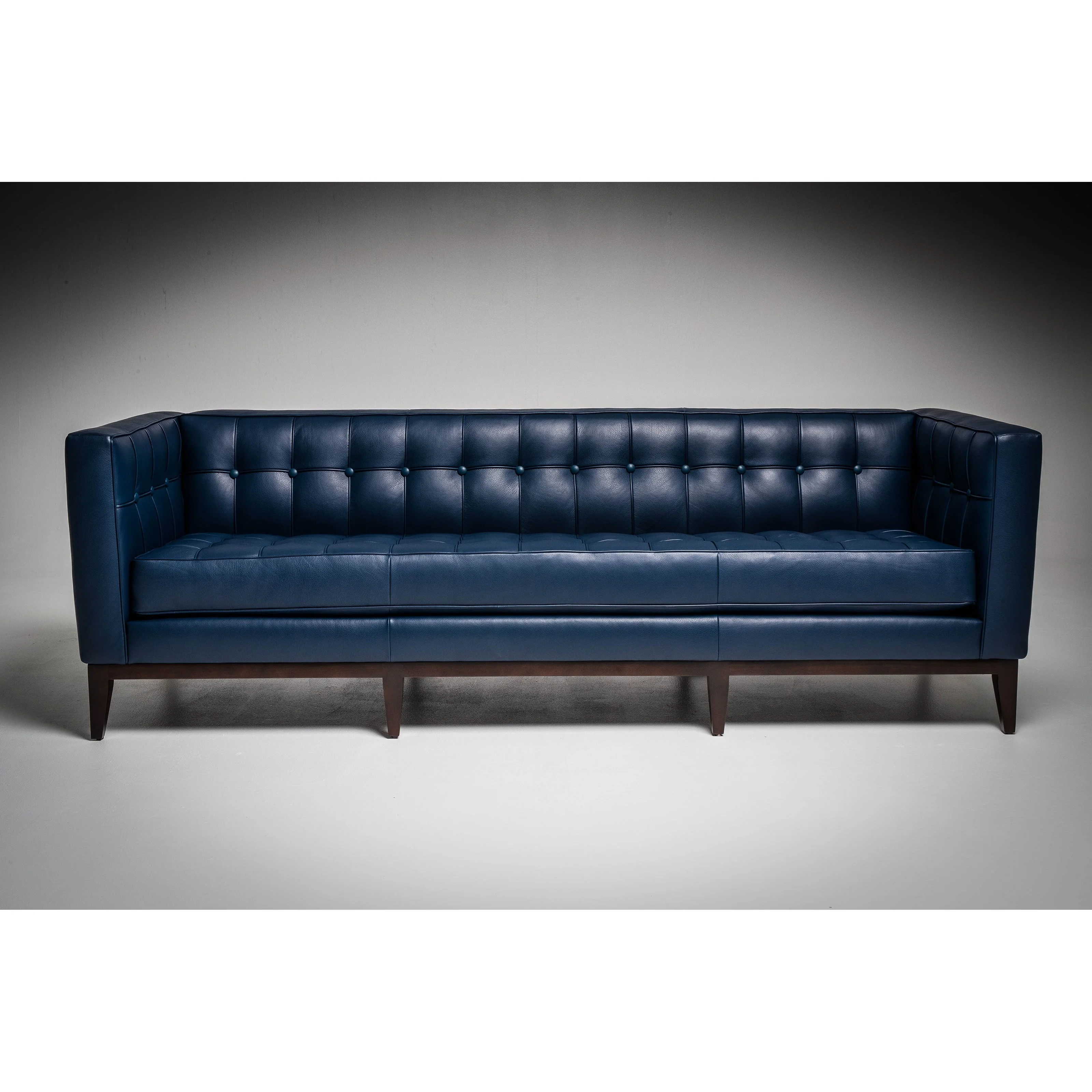 American Leather Luxe LUX-SO2-SM Mid-Century Modern 86" Sofa with ...