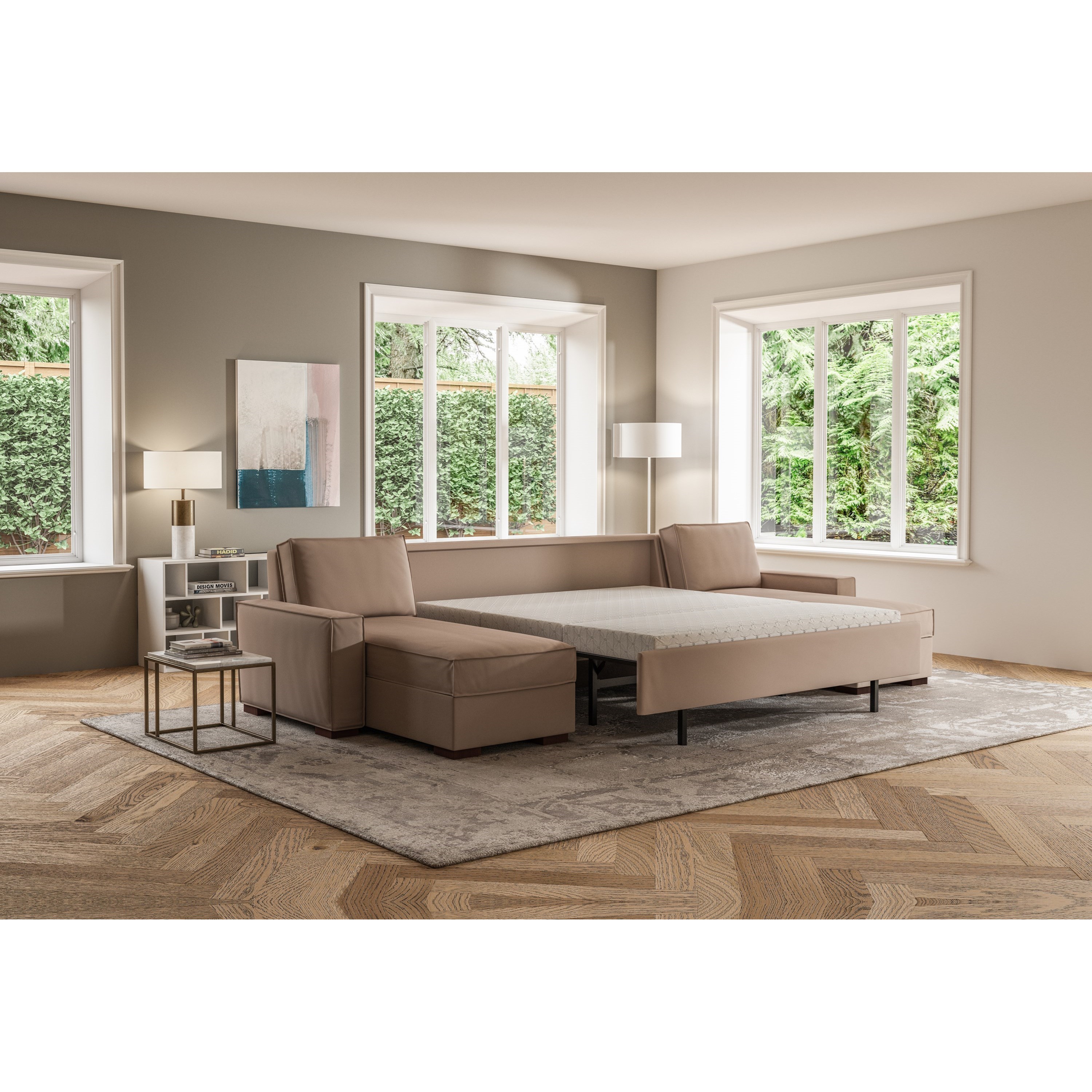 American Leather Madden MDD-SCH-RA+MDD-SA3-KS+MDD-SCH-LA Three Piece ...