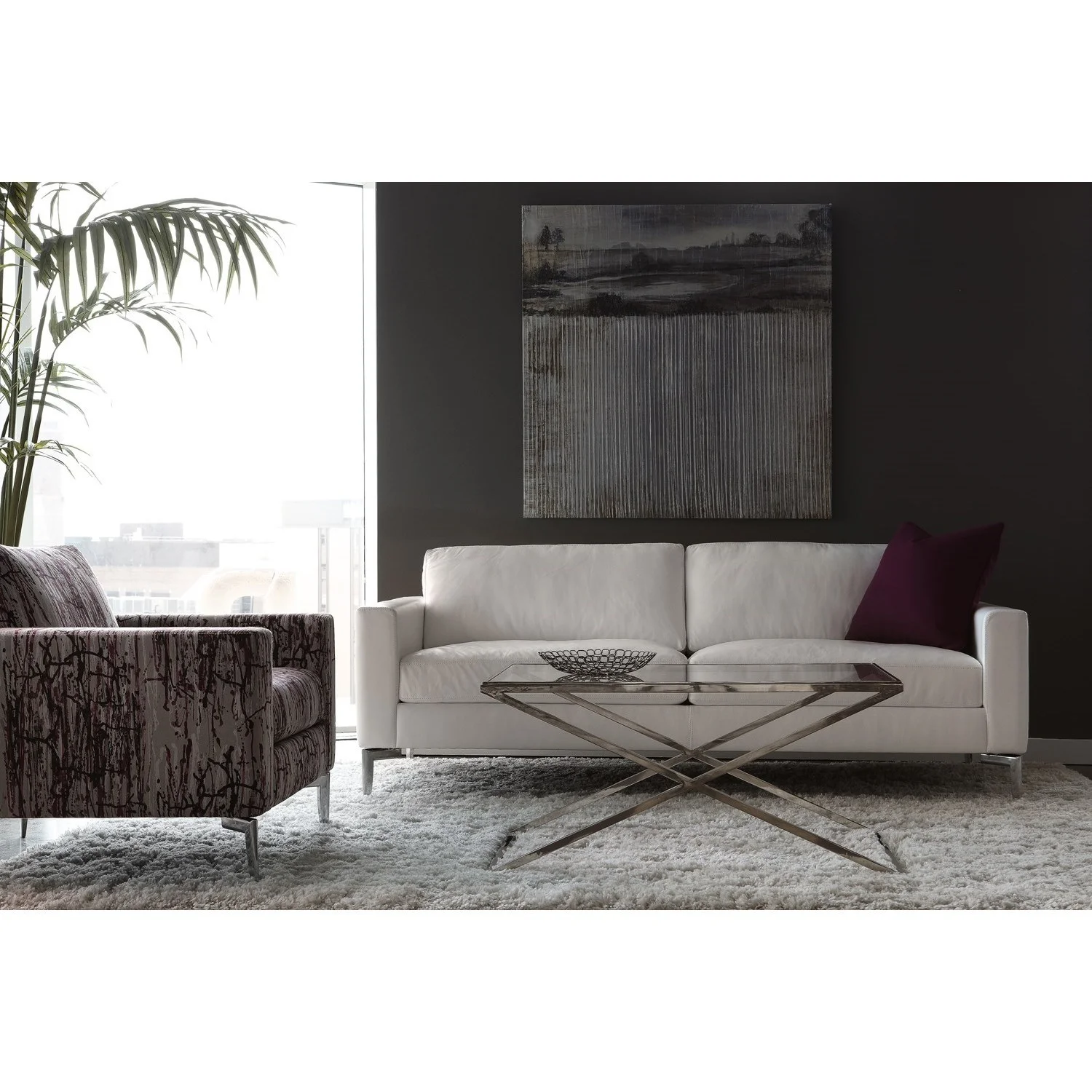 American Leather Oliver OVR Living Room Group 1 Living Room Group ...