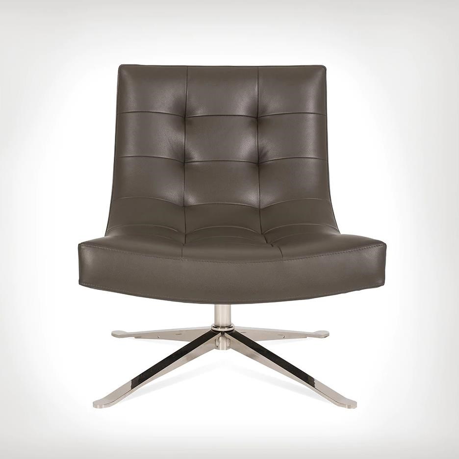 American Leather Petra PTA-CHS-ST Contemporary Upholstered Swivel Chair ...