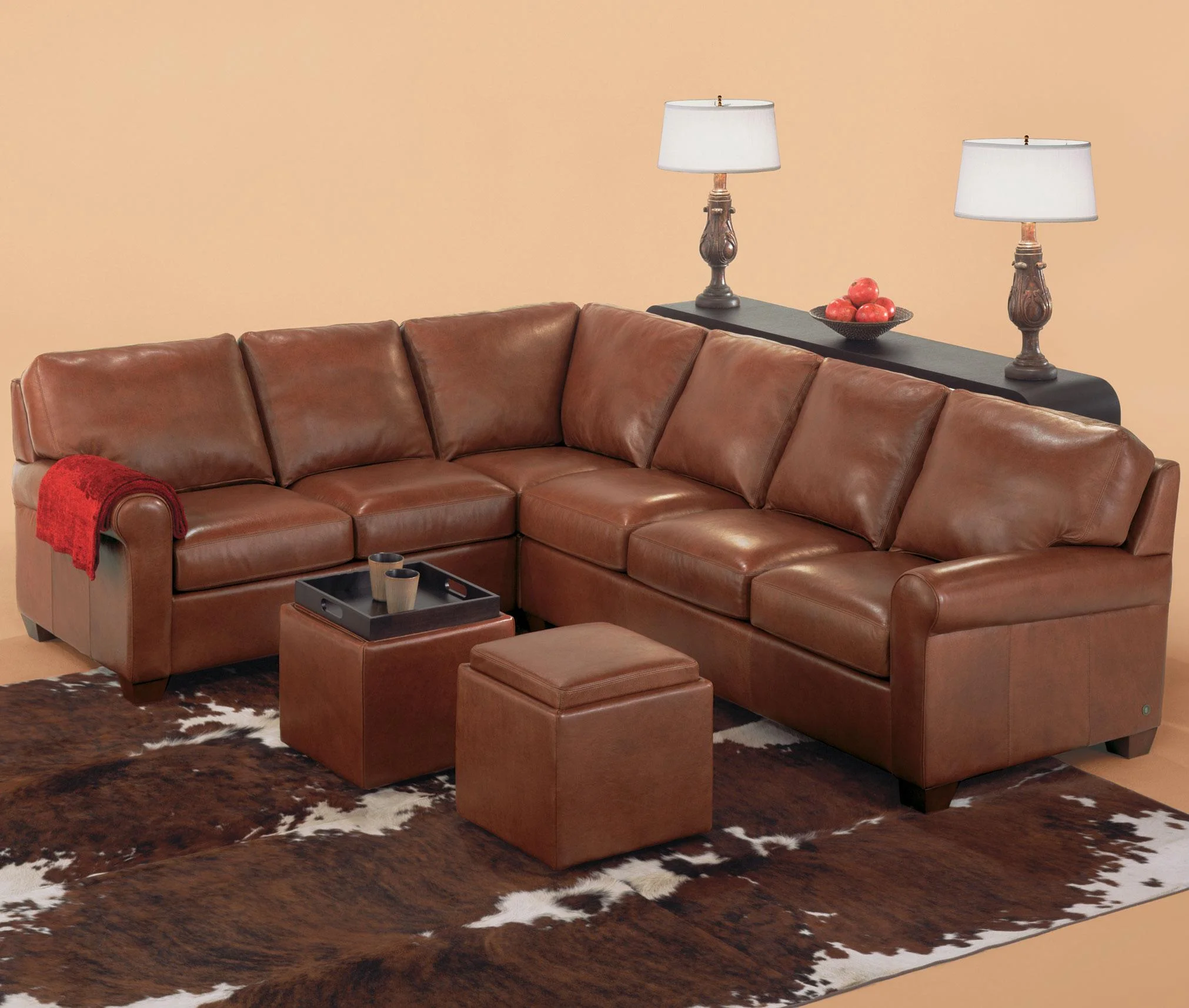 American Leather Savoy SVY-LVS-RA+CNR-SQ+SO3-LA Contemporary 3 Piece ...