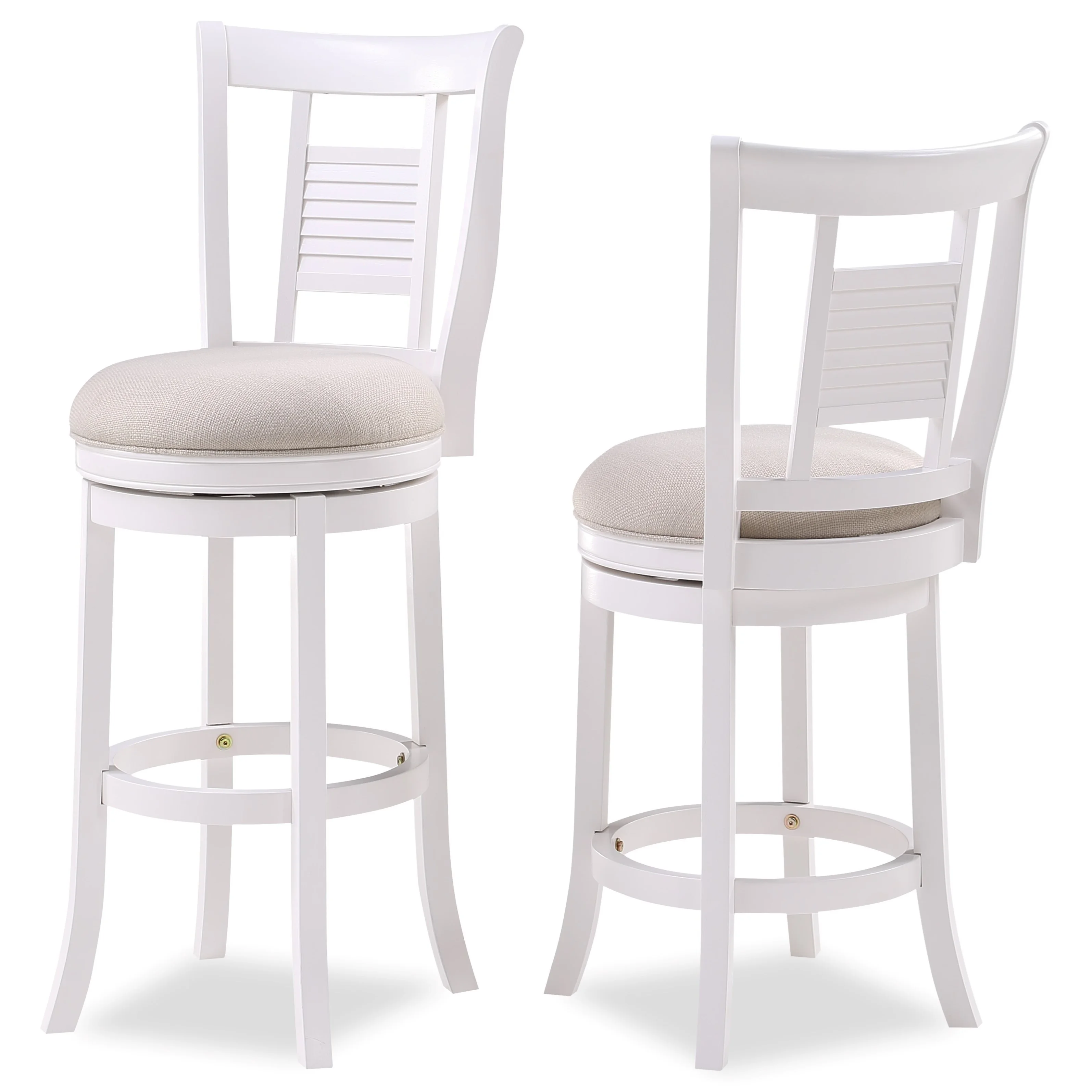 American Woodcrafters Wood Frame Barstools B2-303-30F Casual Swivel ...