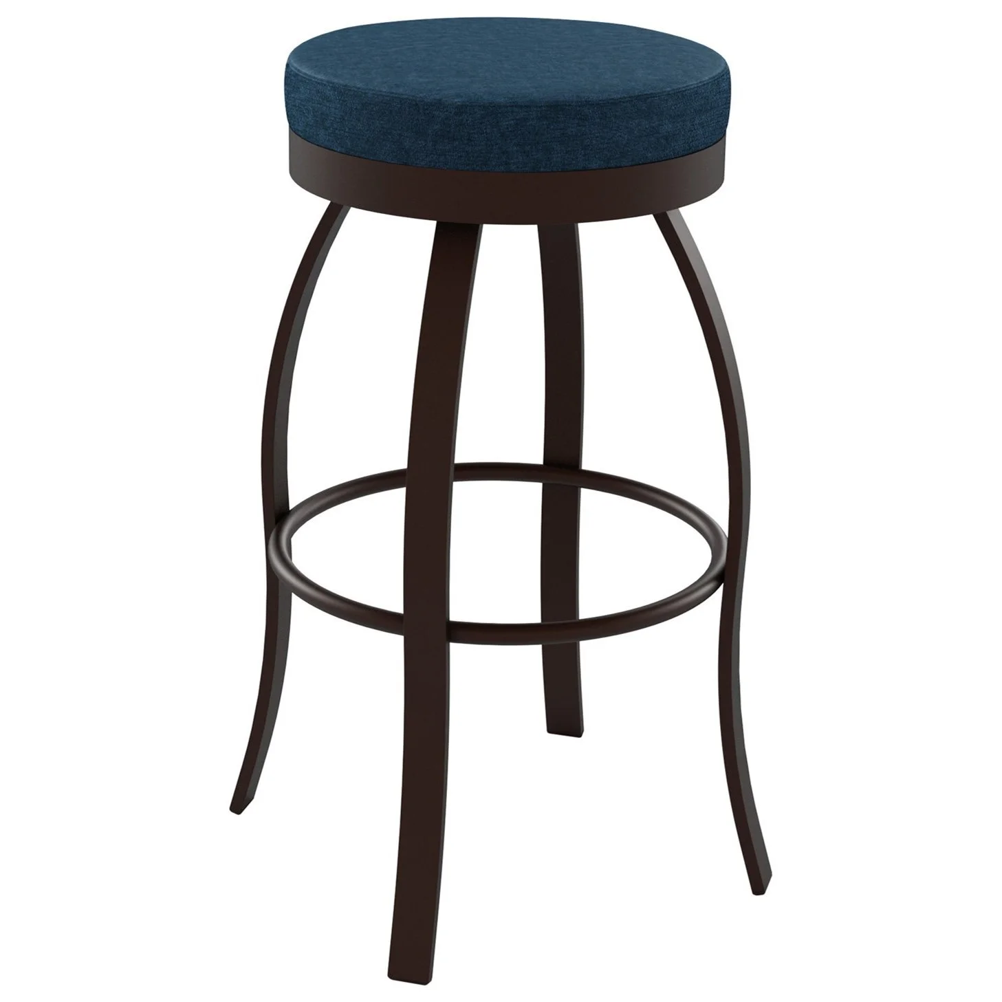 Amisco Boudoir 42496-30 Customizable 30" Swan Swivel Bar Stool | A1 ...