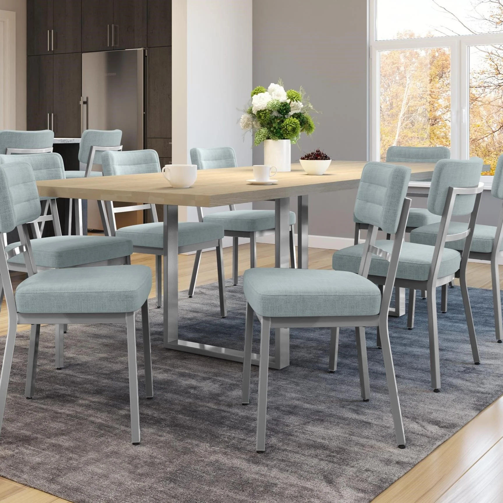 Amisco Urban 93483x1+50557x1 Customizable Burton Table with Metal Sled ...