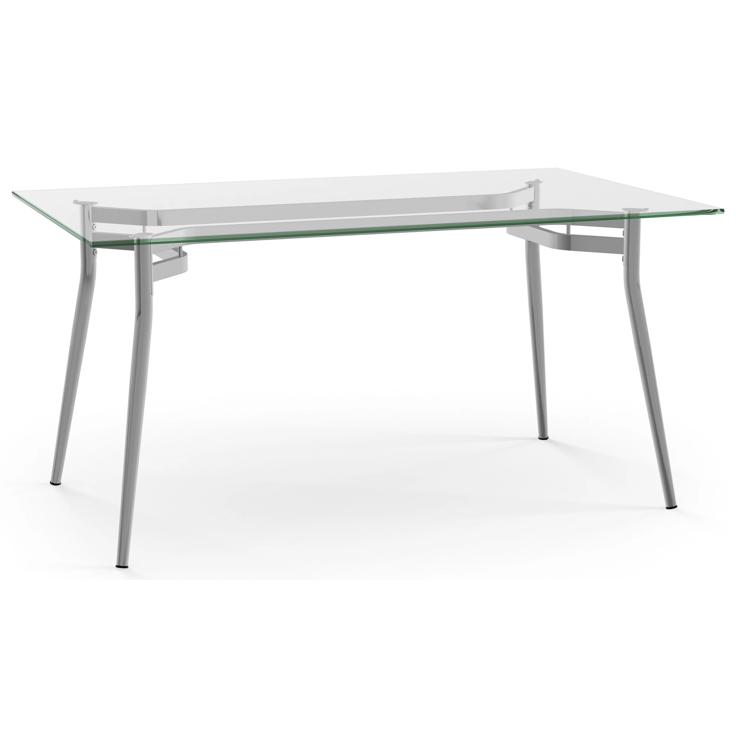 Amisco Alys 50580x1+90260x1 Customizable Alys Table with Glass Top ...
