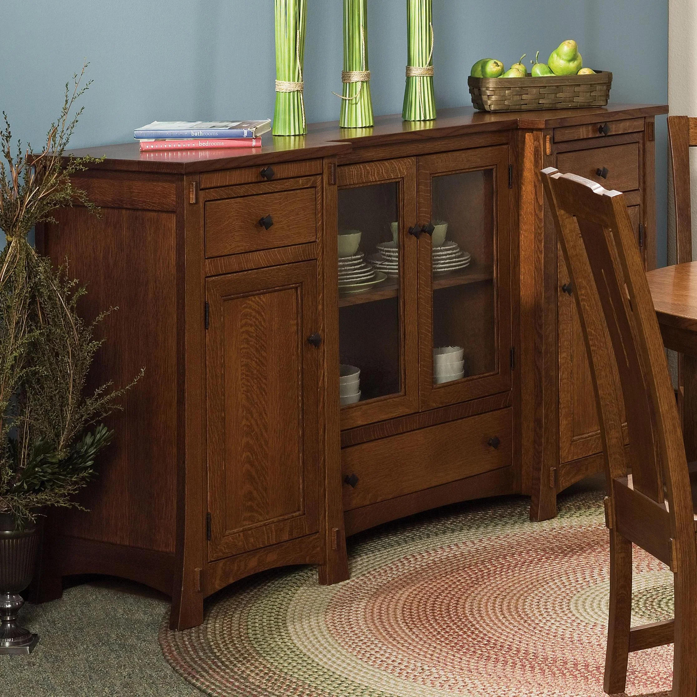 Amish Impressions by Fusion Designs Heartland GNBF60-XX 3-Drawer Dining ...