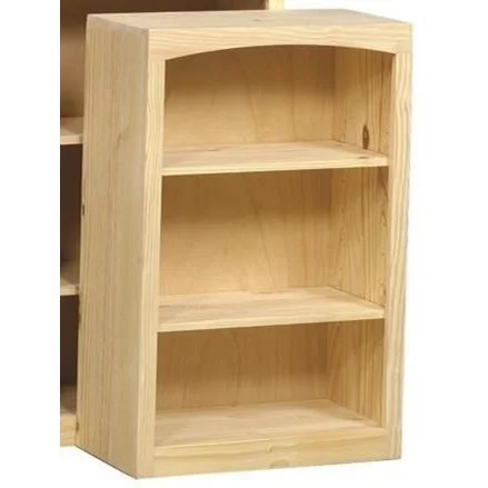 Archbold Furniture Pine Bookcases 2430 Solid Pine Bookcase with 2 Open Shelves | Belfort ...