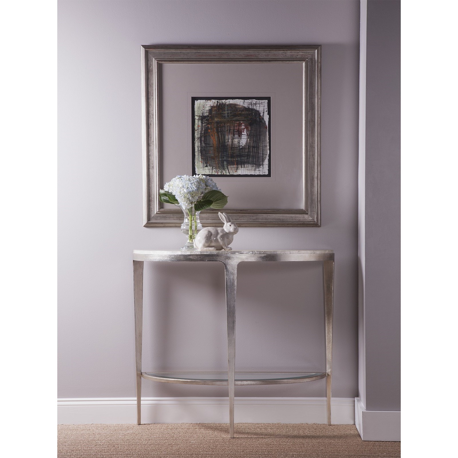Artistica Gravitas 2050-966C Contemporary Capiz Shell Console Table ...