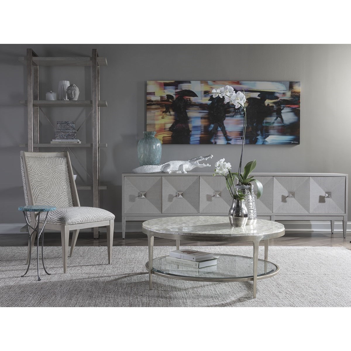 Artistica Home Isidora Turquoise Spot Table