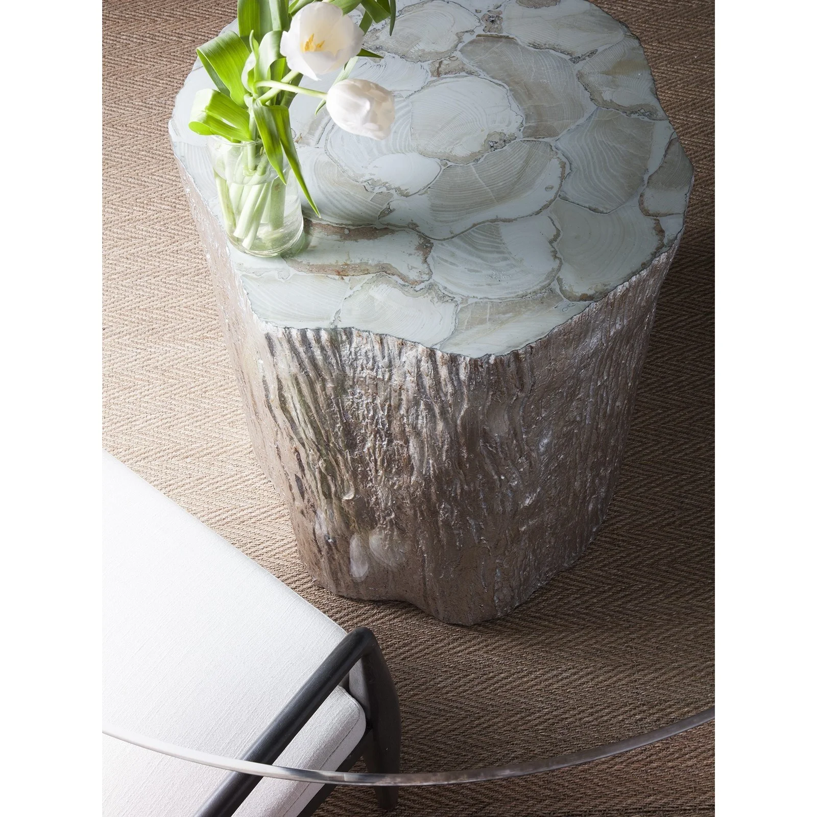 Artistica Trunk Segment 2037-870-56C Trunk Segment Round Dining Table ...