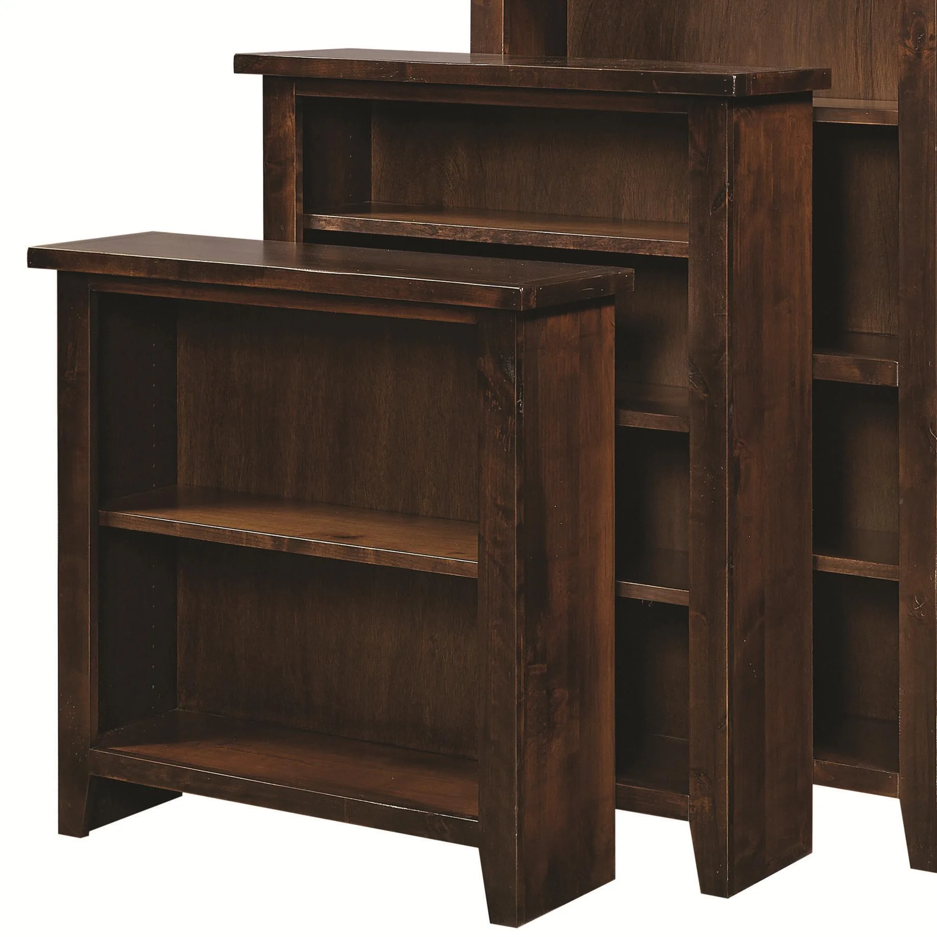 Aspenhome Grove DG3448-TOB 48" Bookcase with Three Shelves | Crowley ...