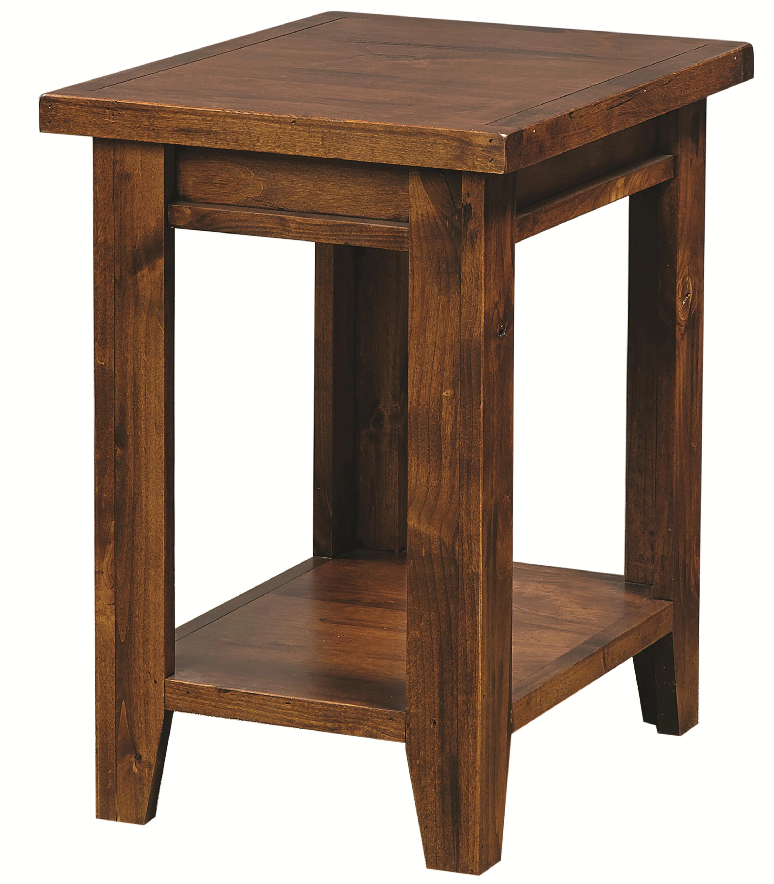 Aspenhome Alder Grove 265055375 Chairside Table with Shelf | Belfort ...