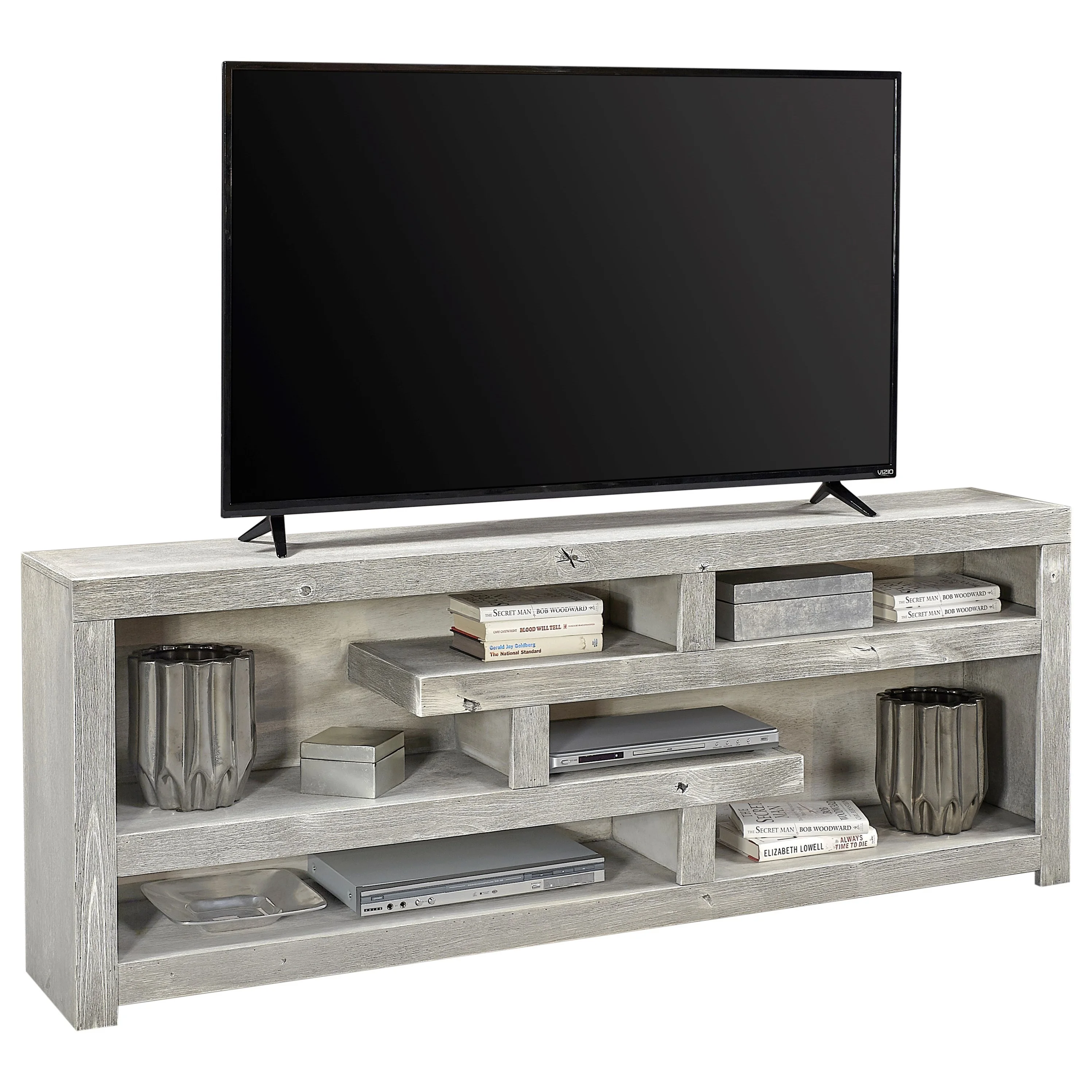 Aspenhome Avery Loft WDY972-LIM Contemporary 72" Open Console with 6 ...