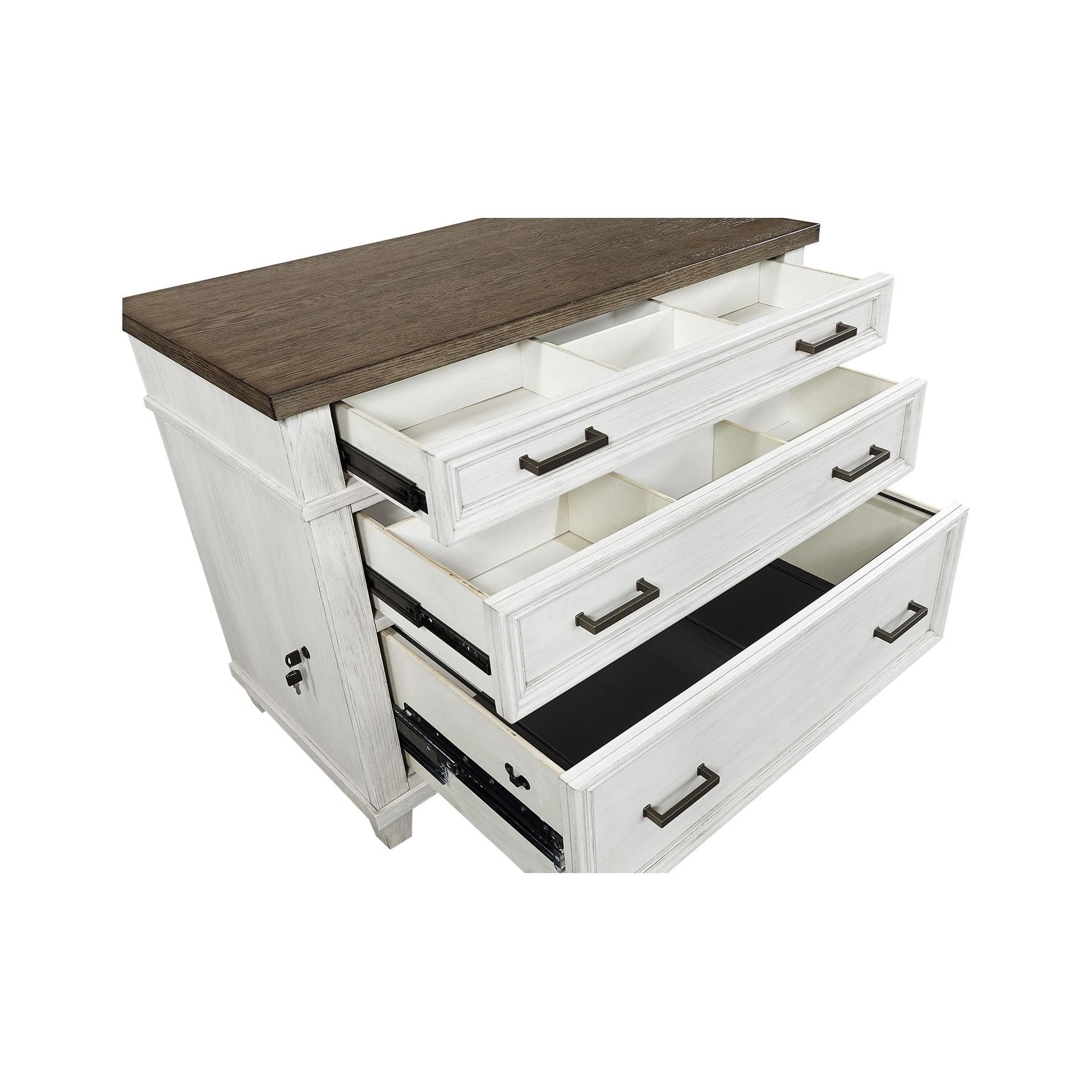 Aspenhome Caraway 248378493 Farmhouse Lateral File Cabinet with ...