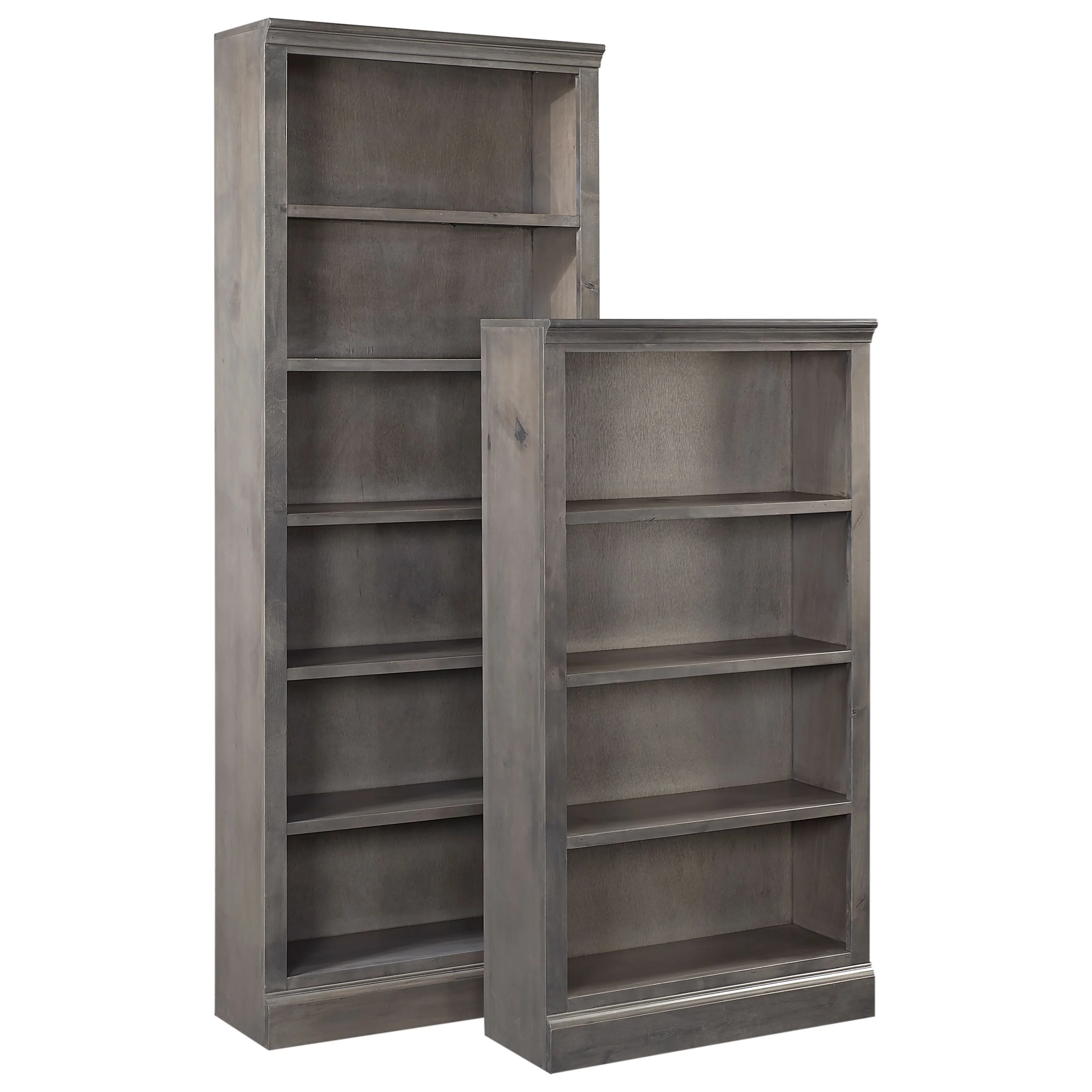 Aspenhome Churchill 8886369 Transitional 84" Bookcase with 5 Fixed ...