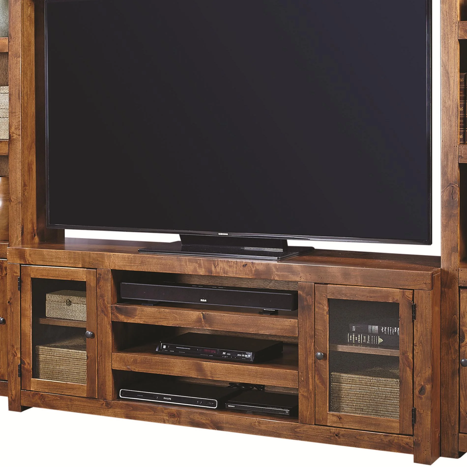 Aspenhome Contemporary Alder DL1073-FRT 72 Inch Console with 2 Doors ...
