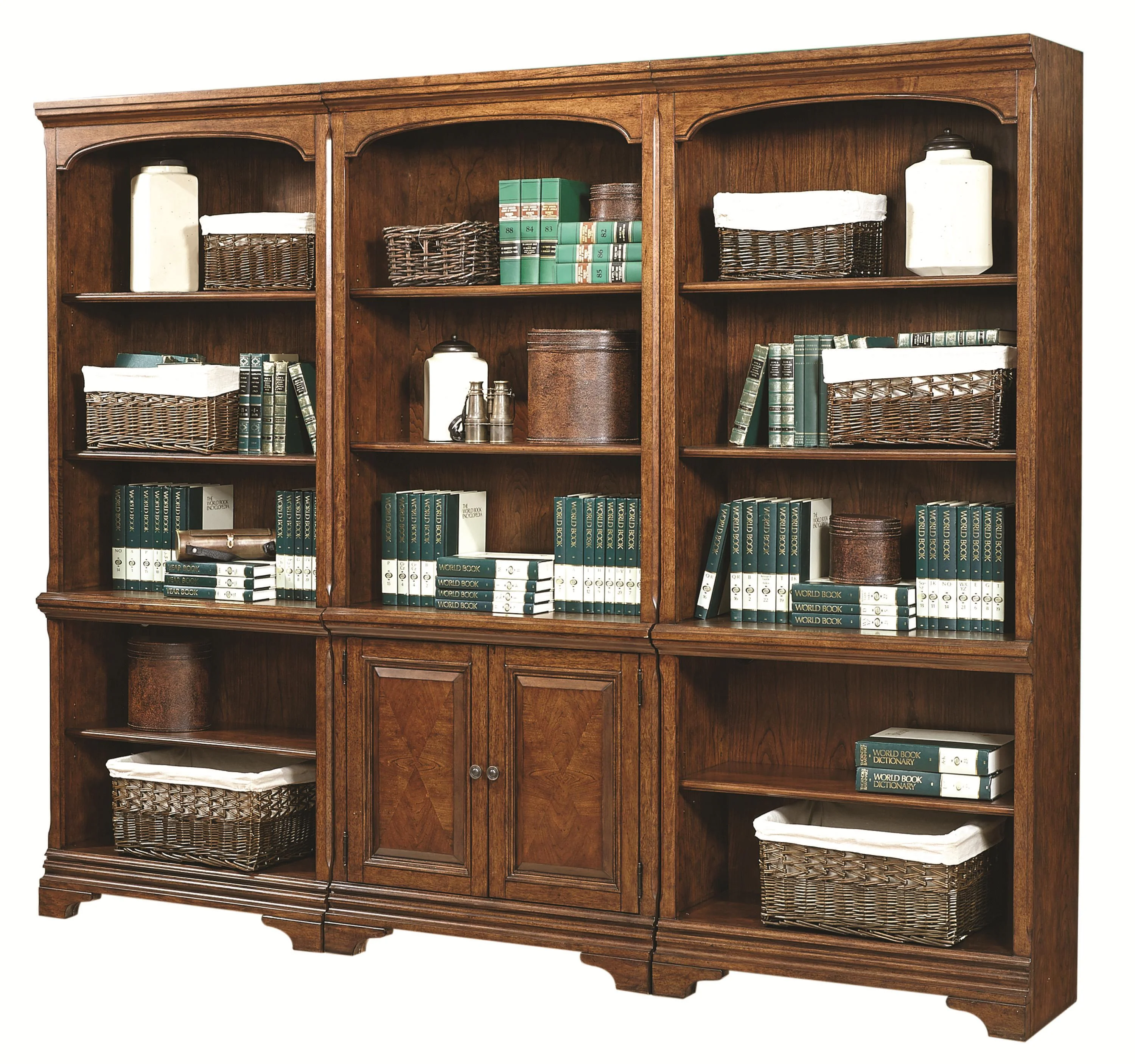 Aspenhome Hawthorne I26-333-1 Open Bookcase with 3 Adjustable Shelves ...