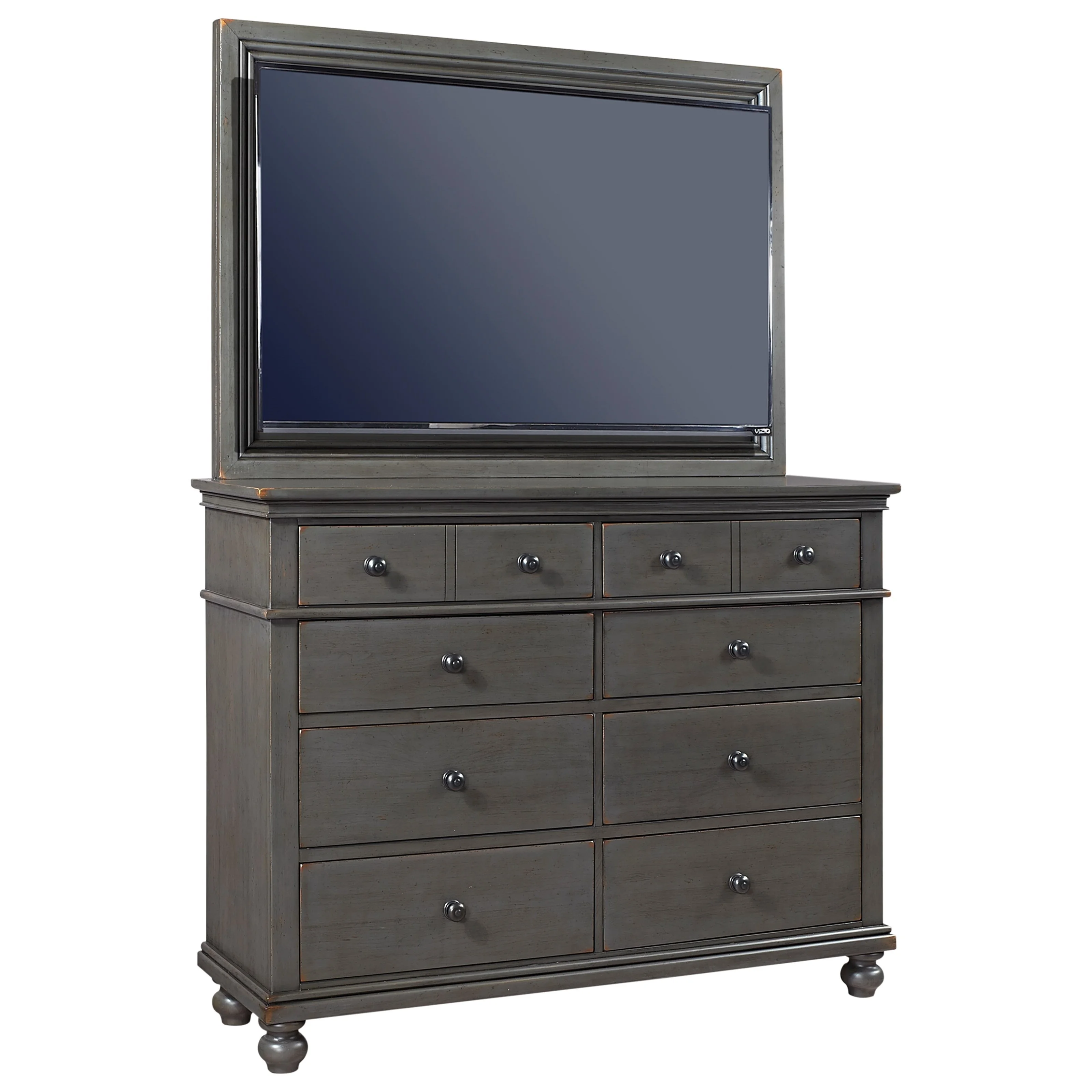 Aspenhome Oxford I07-455/487-PEP Transitional Media Chest with TV Mount ...