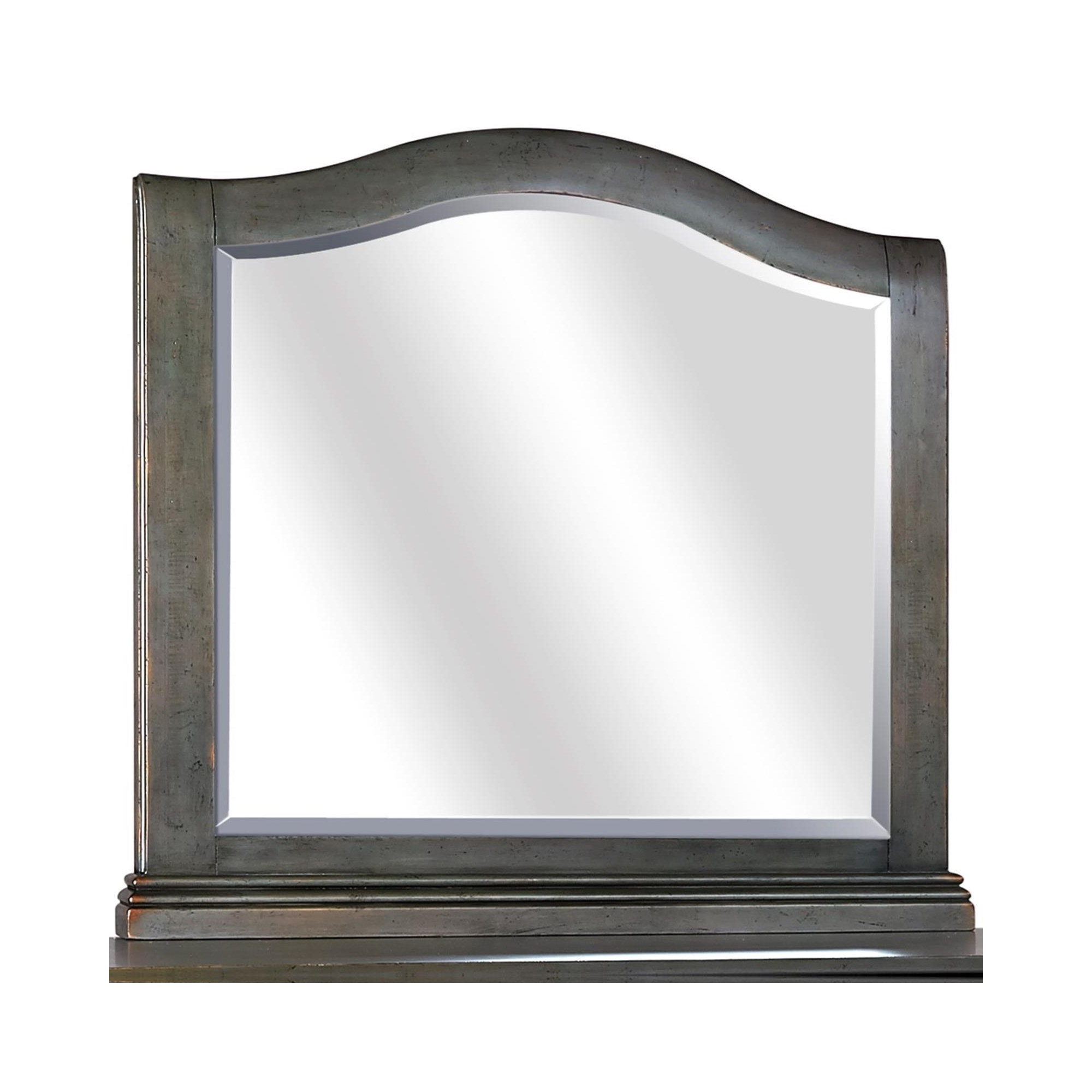 Aspenhome Oxford I07-463-PEP Transitional Landscape Mirror with Arched ...