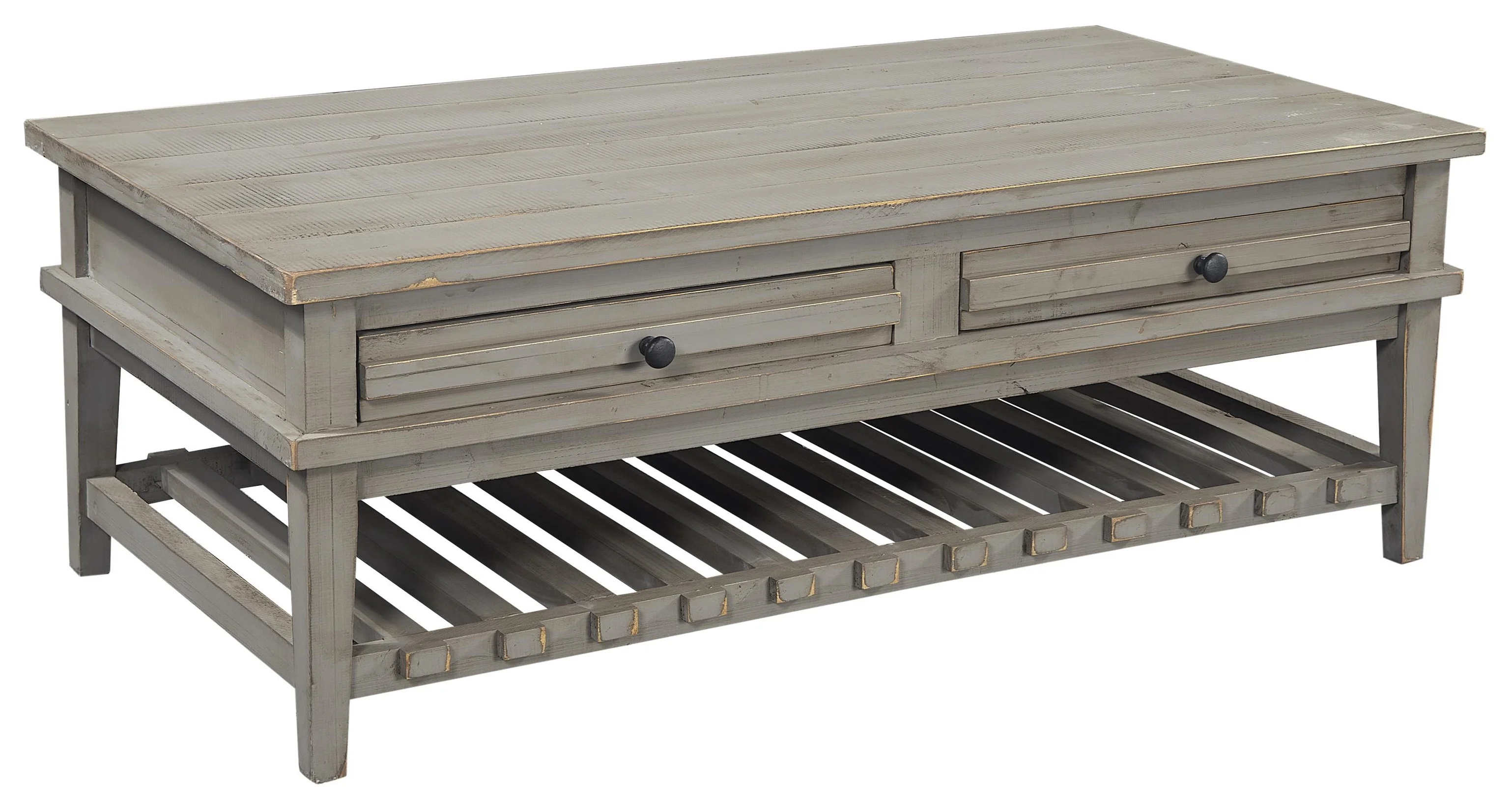 Aspenhome Reeds Farm I358-9100-WWT Rustic Cocktail Table | Reeds ...