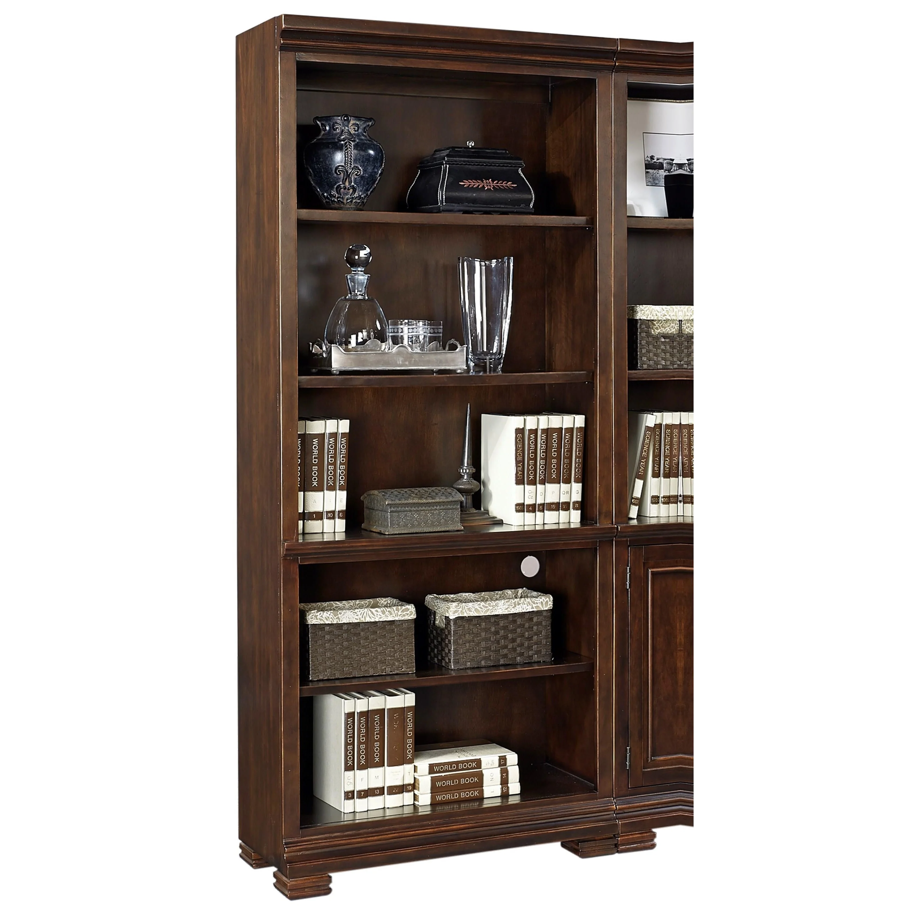 Aspenhome Weston I35-333 Open Bookcase with 3 Adjustable Shelves | Dunk ...